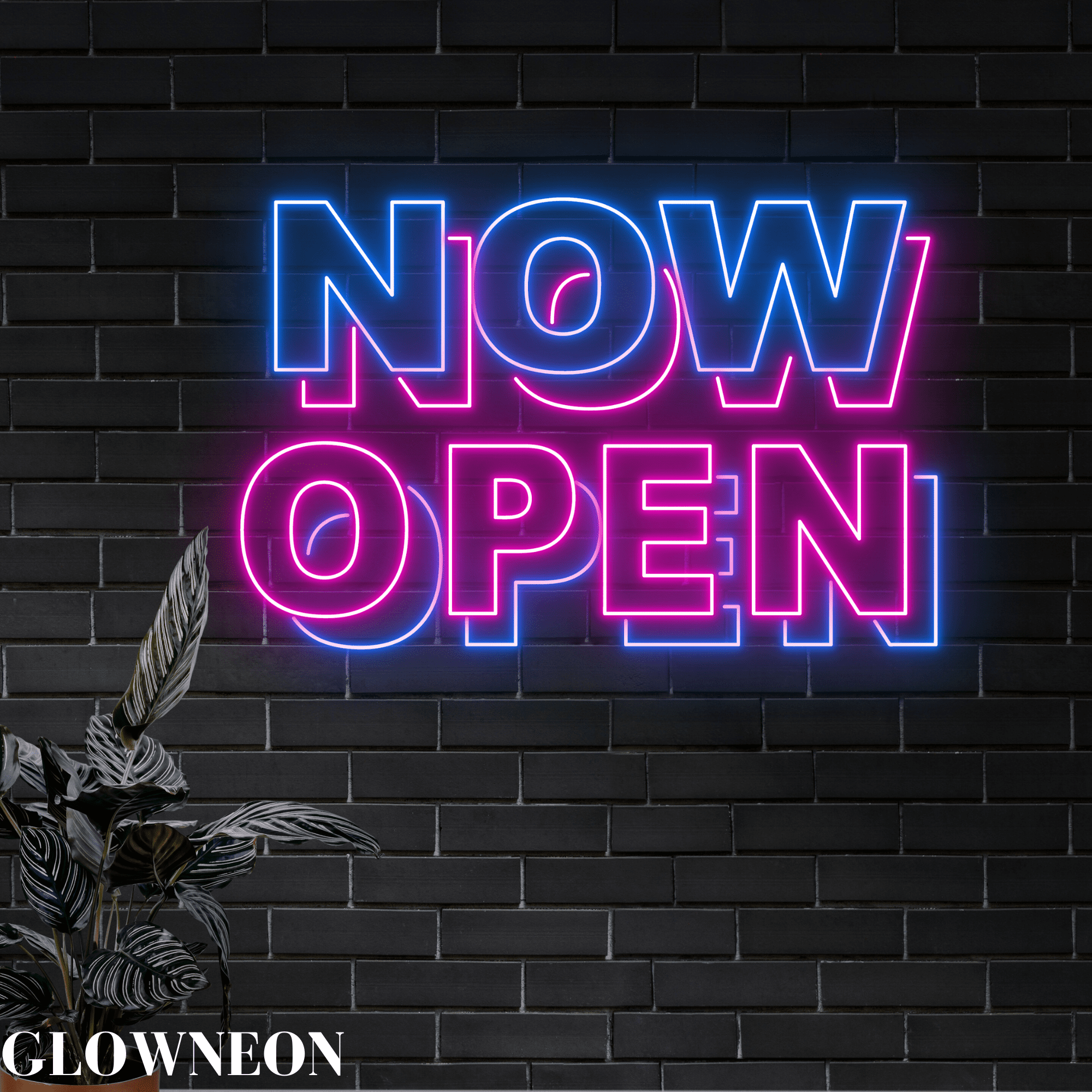 Glowneon Now Open Neon Sign, Open Shop Led Sign, Business Wall Decor ...