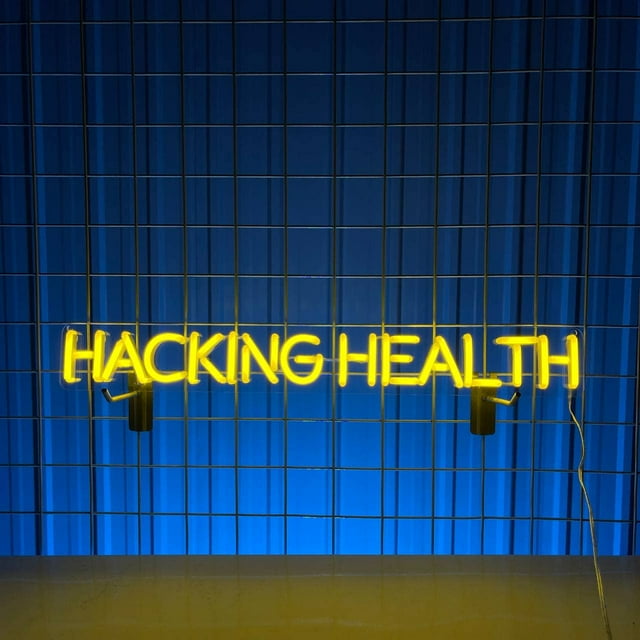 Glowneon Personalize Hacking Health Neon Sign, Long-lasting Wall Decor ...