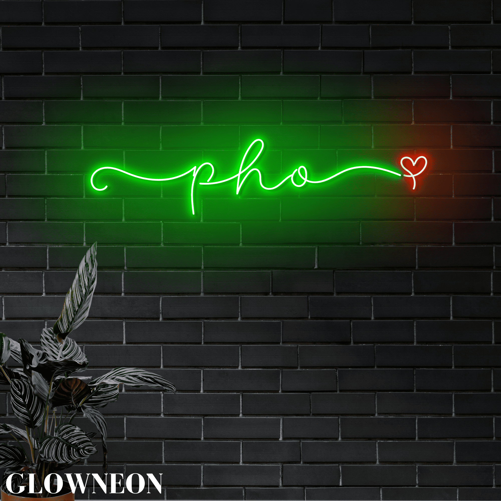 Glowneon Pho Neon Wall Art, Open Vietnamese Pho Restaurant Wall Decor ...