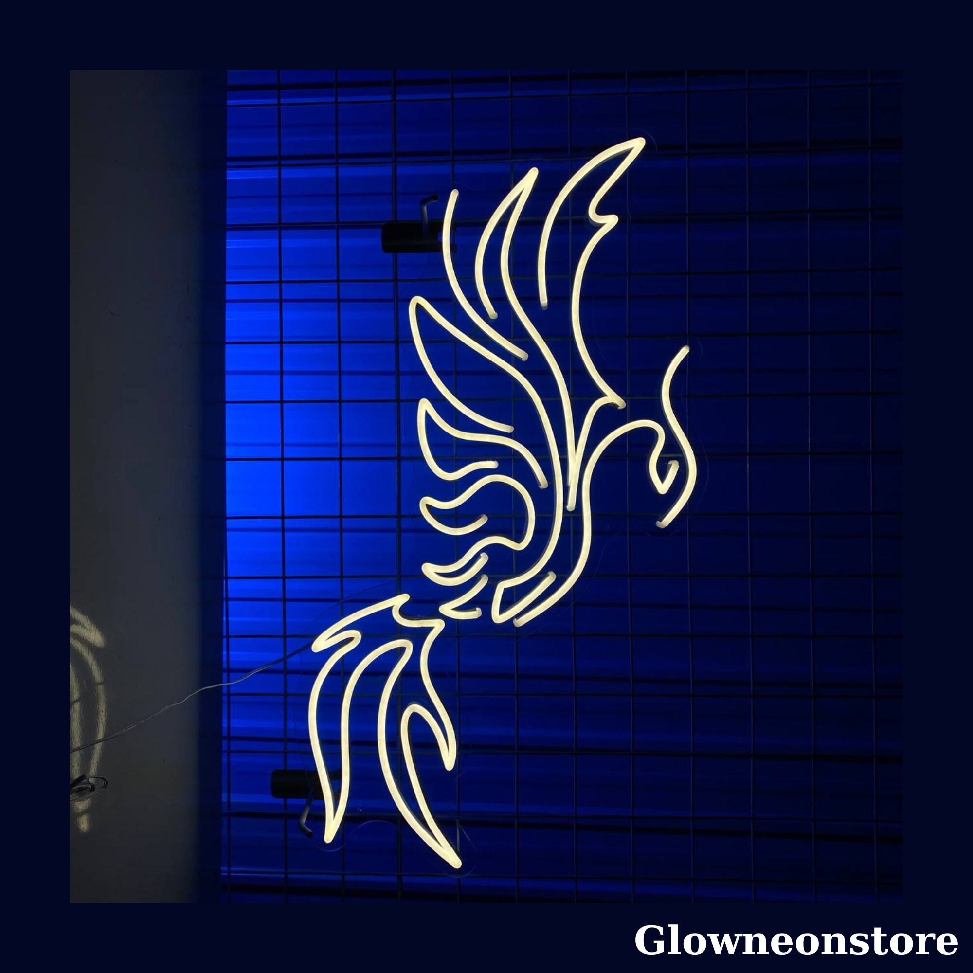Glowneon Phoenix Bird Neon Sign, Phoenix Bird LED Sign, Handmade Fire ...