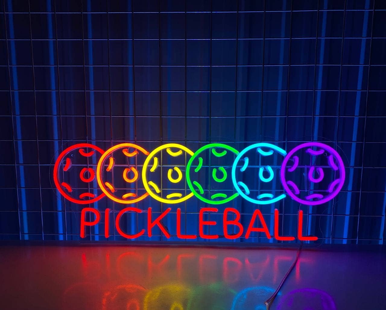 Glowneon Pickleball Neon Sign, Pickleball Sport Led Light Decor ...