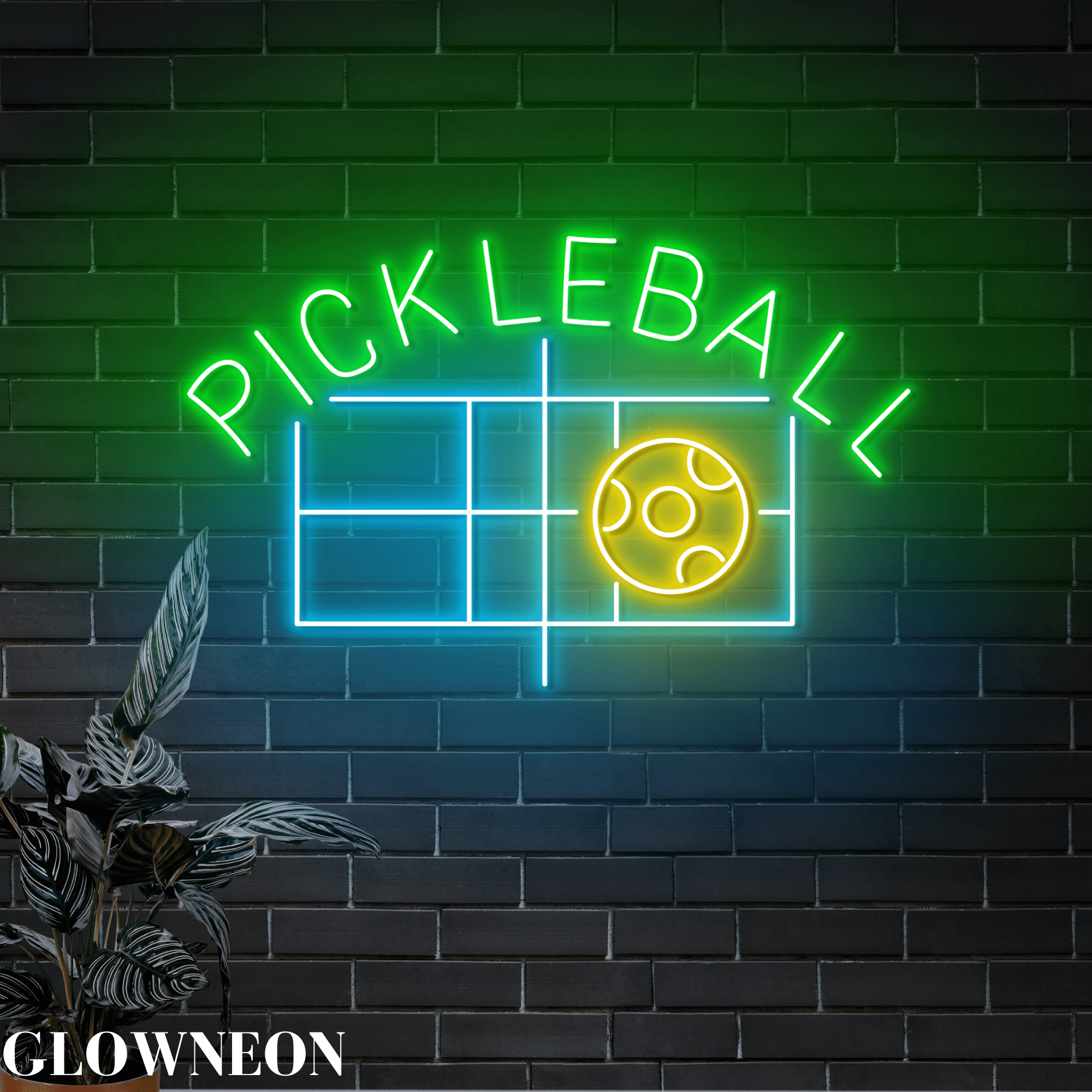 Glowneon Pickleball Station Neon Sign, Pickleball Led Sign, Dad Gift ...