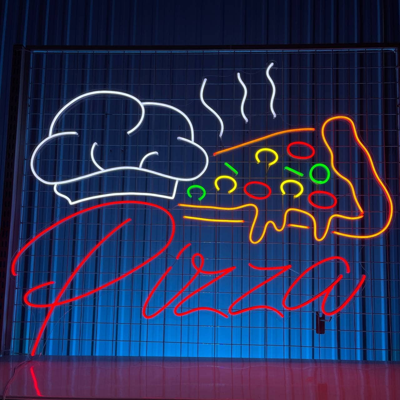 Glowneon Pizza Wall Decor Neon Sign, Pizza Restaurant Led Signboard ...