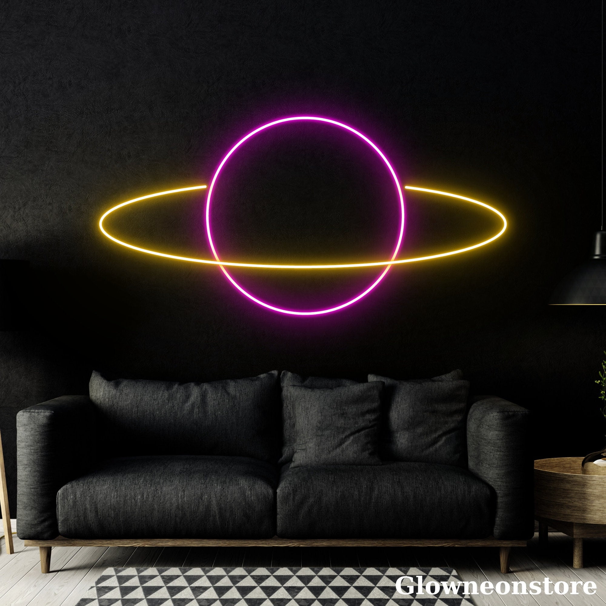 Glowneon Planet Neon Sign, Planets Led Sign, Galaxy Led Lights Wall Art ...