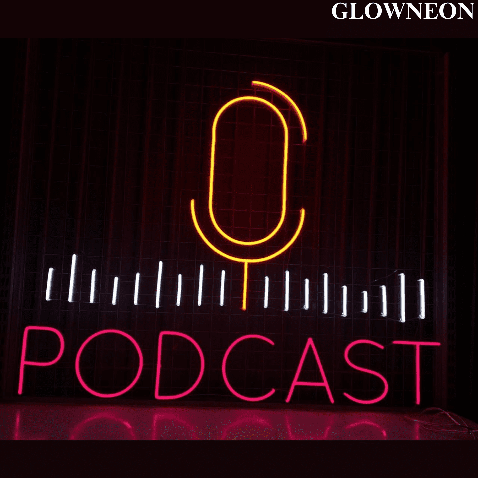 Glowneon Podcast Neon Sign, Podcast Studio Led Sign, Music Room Decor - Walmart.com