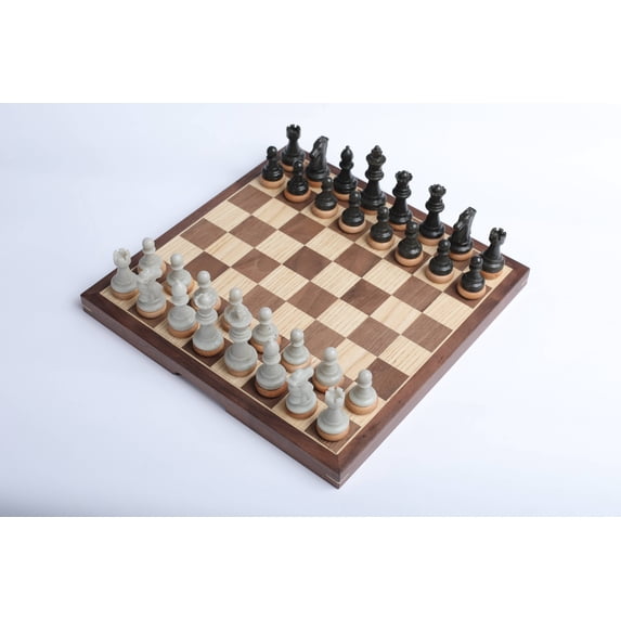 Glowneon Premium Wood Chess Set, Luxury Chess Set With Wood Board ...