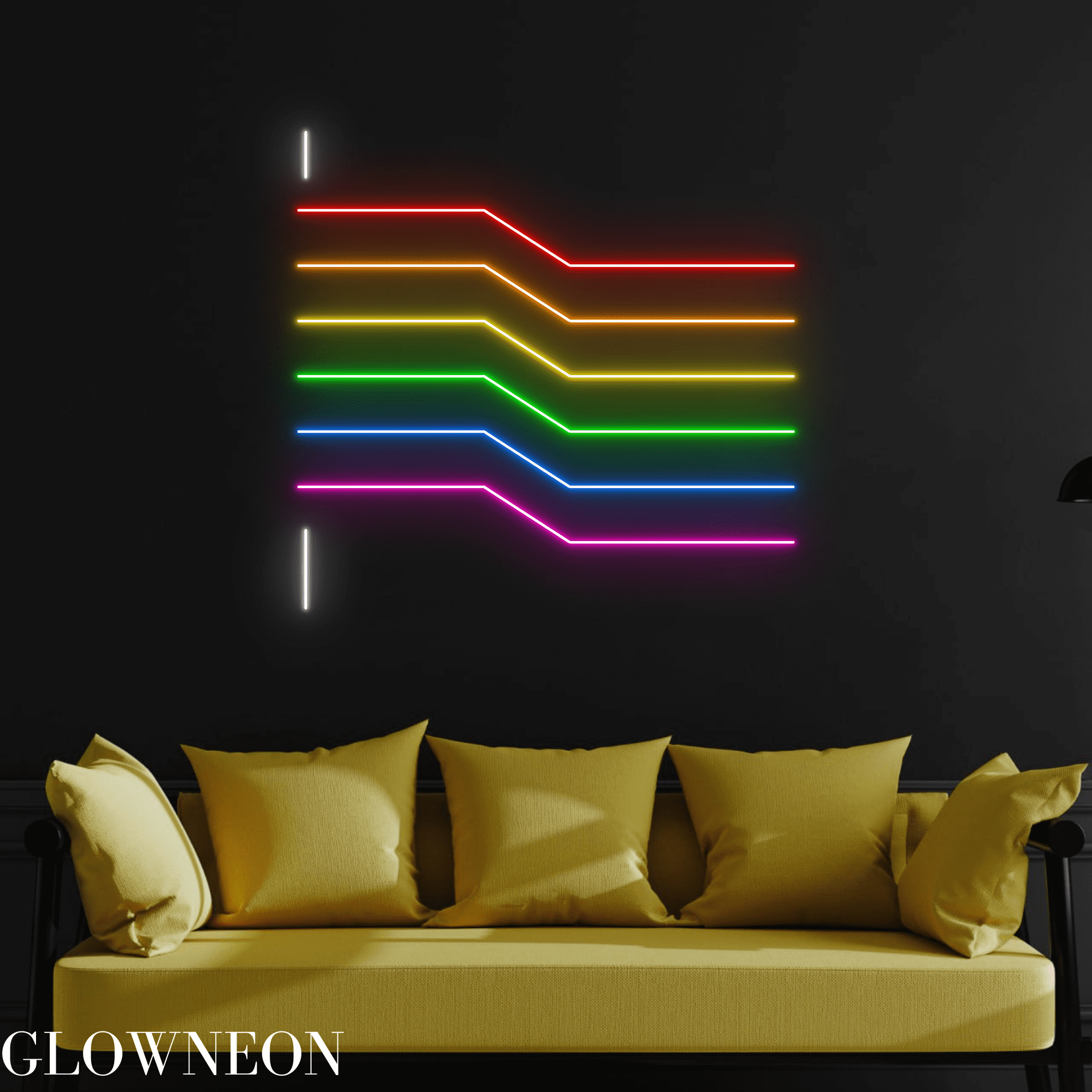 Glowneon Pride Flag Neon Sign, Pride LGBT Led Sign, Pride Flag Decor ...
