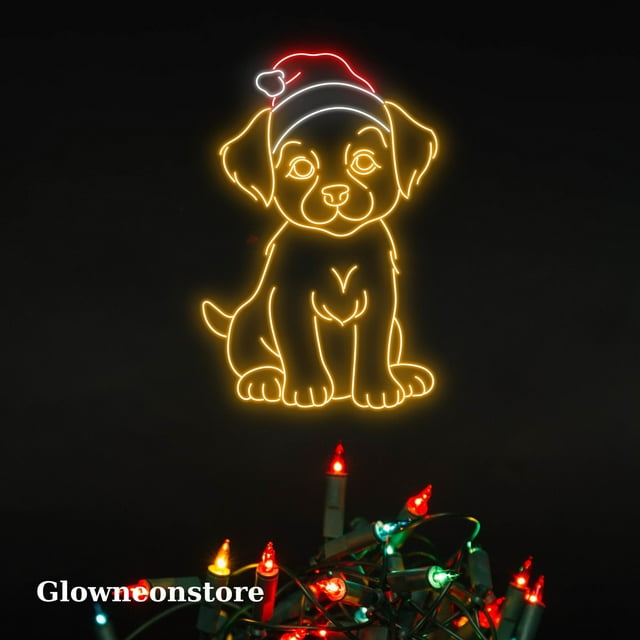 Glowneon Puppy Dog Neon Sign, Puppy Dog Led Light, Dog Led Sign, Dog ...