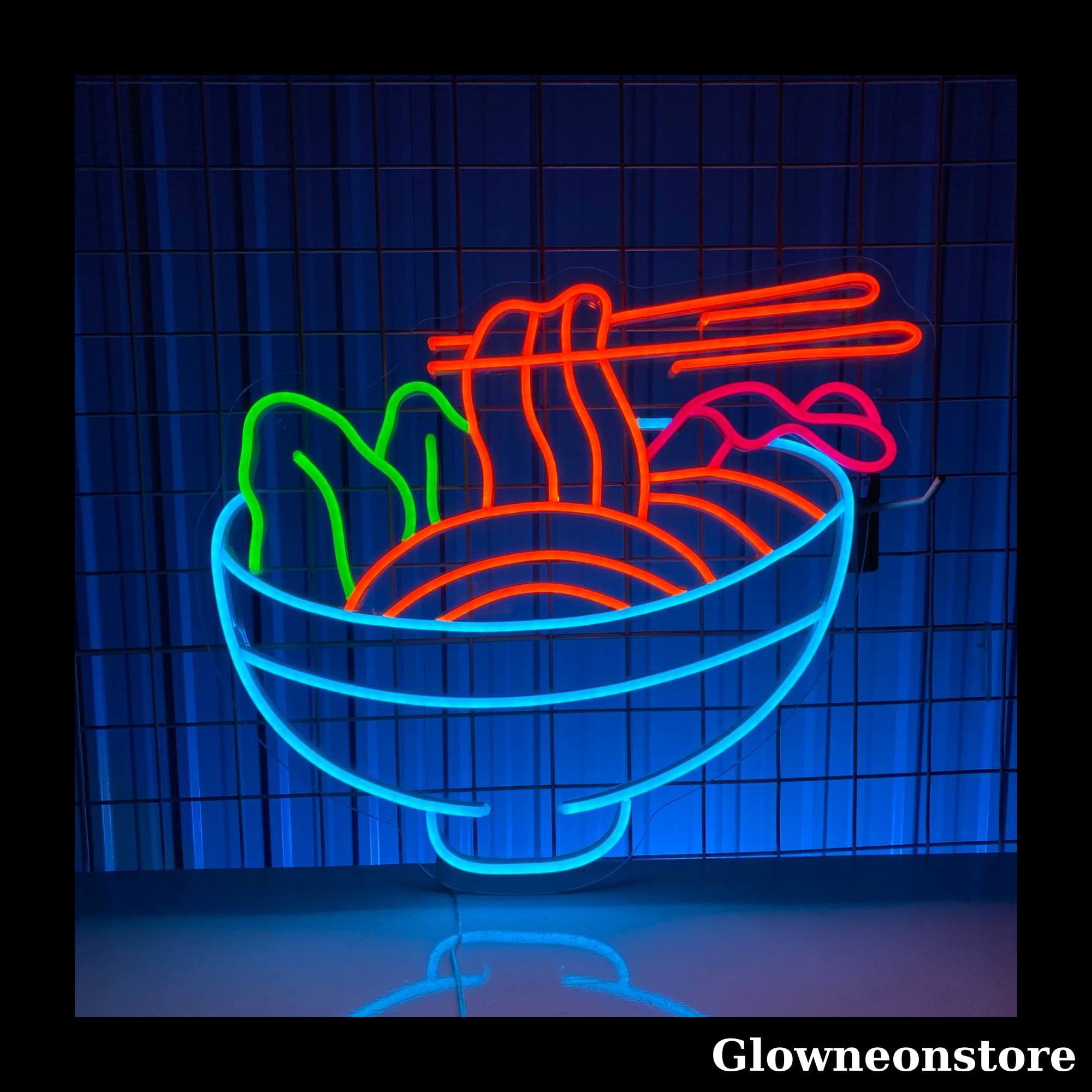 Glowneon Ramen Japanese Led Sign, Ramen Light Wall Art, Japanese Food ...