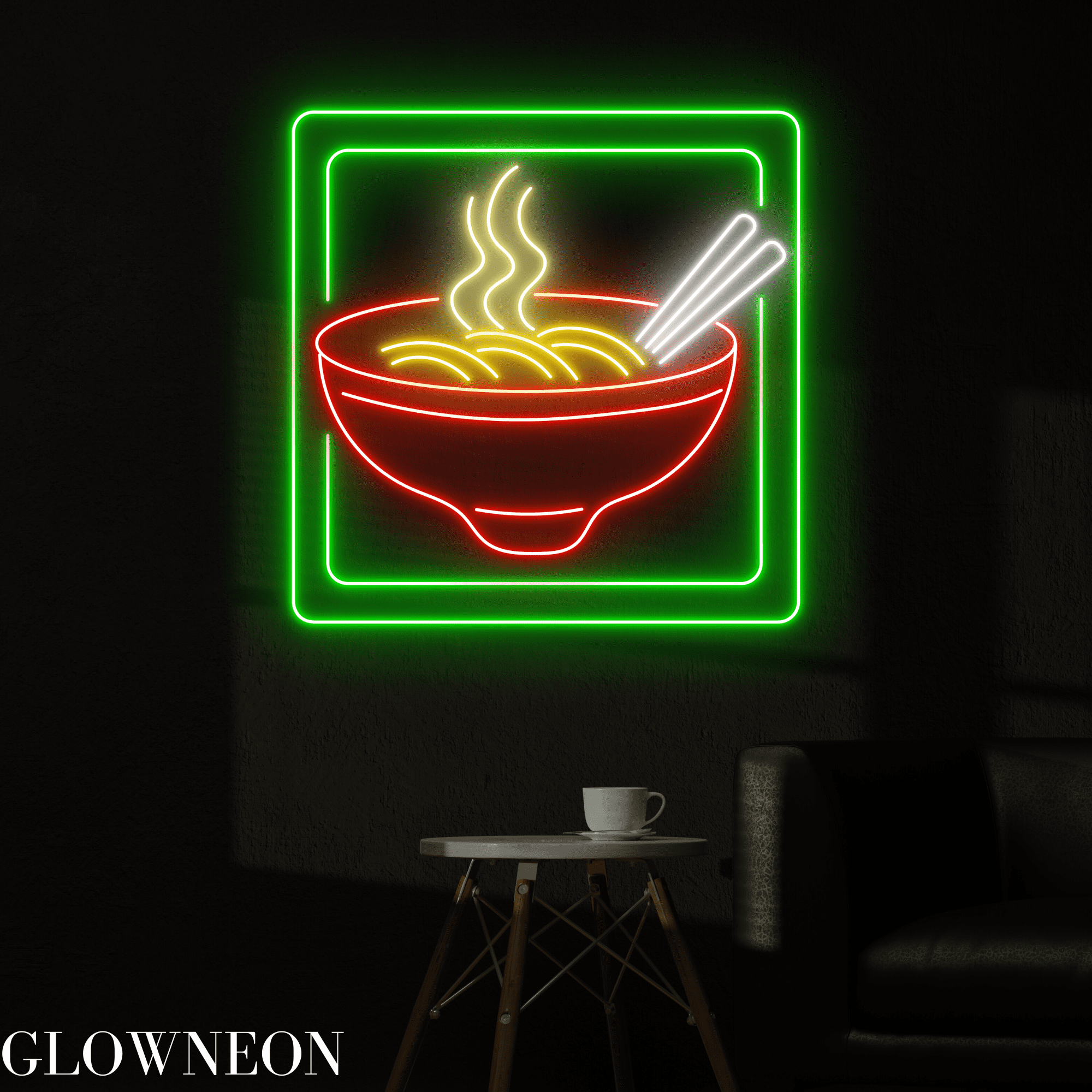 Glowneon Ramen Neon Sign, Noodles Led Sign, Ramen Restaurant Decor ...