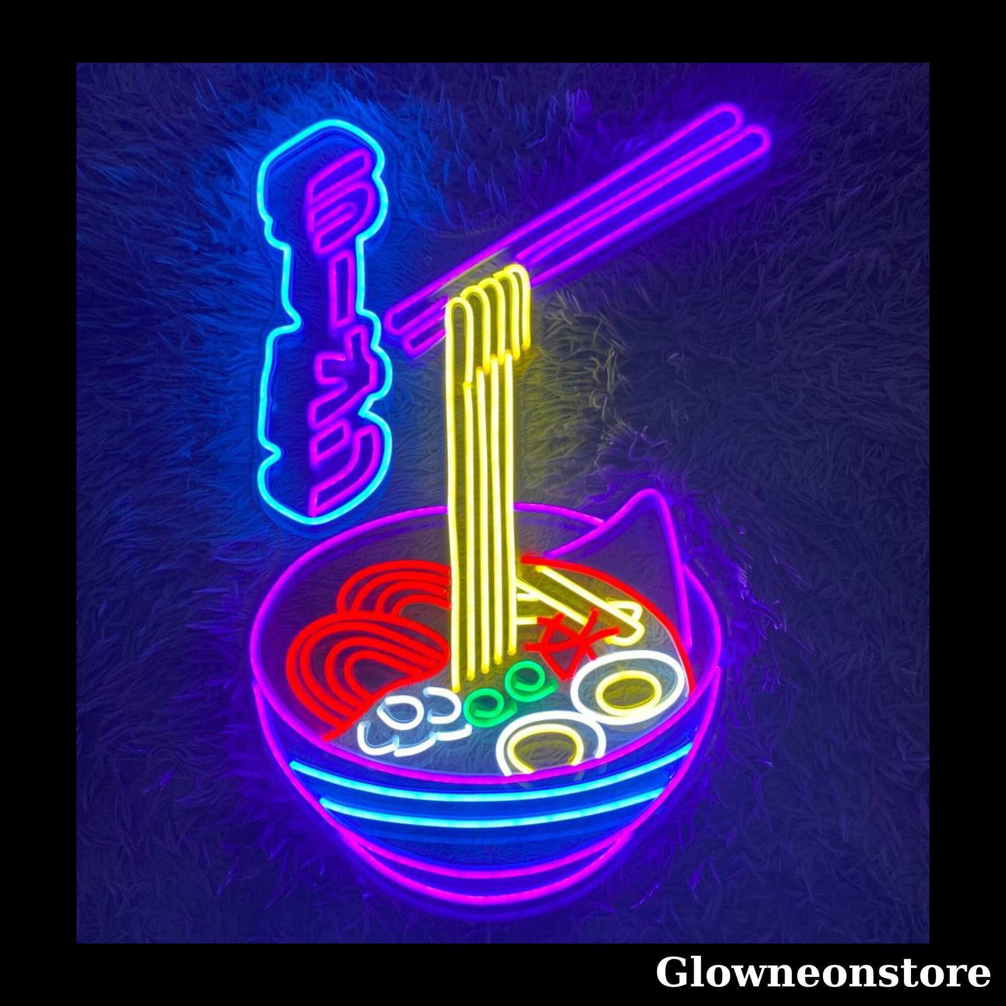 Glowneon Ramen Neon Sign, Ramen Led Sign, Japanese Restaurant Neon Sign ...