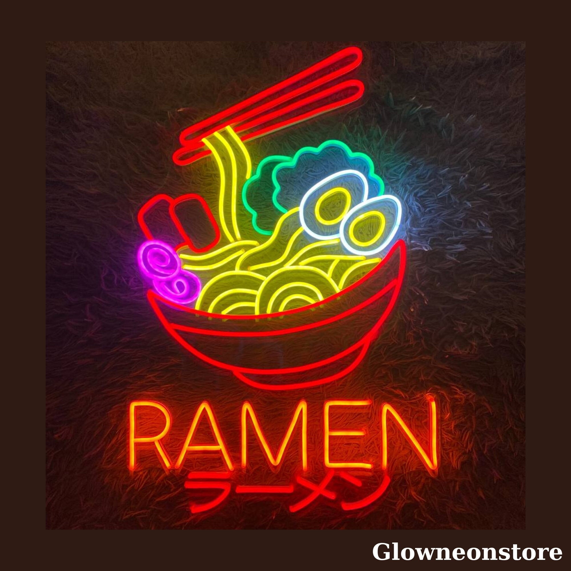 Glowneon Ramen Neon Sign, Ramen Led Sign, Ramen Restaurant Signboard ...