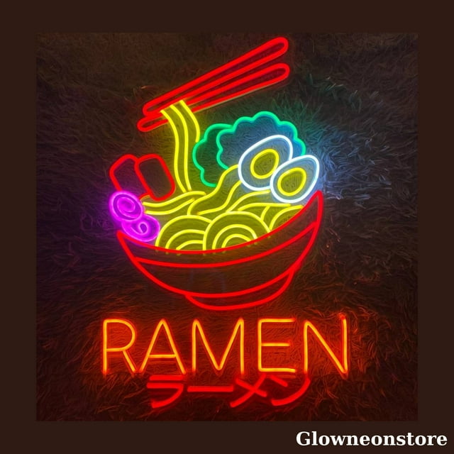 Glowneon Ramen Neon Sign, Ramen Led Sign, Ramen Restaurant Signboard ...