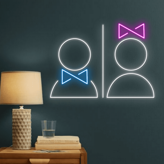 Glowneon Restroom Neon Signs, Restroom Sign For Bussiness, Bar Club ...