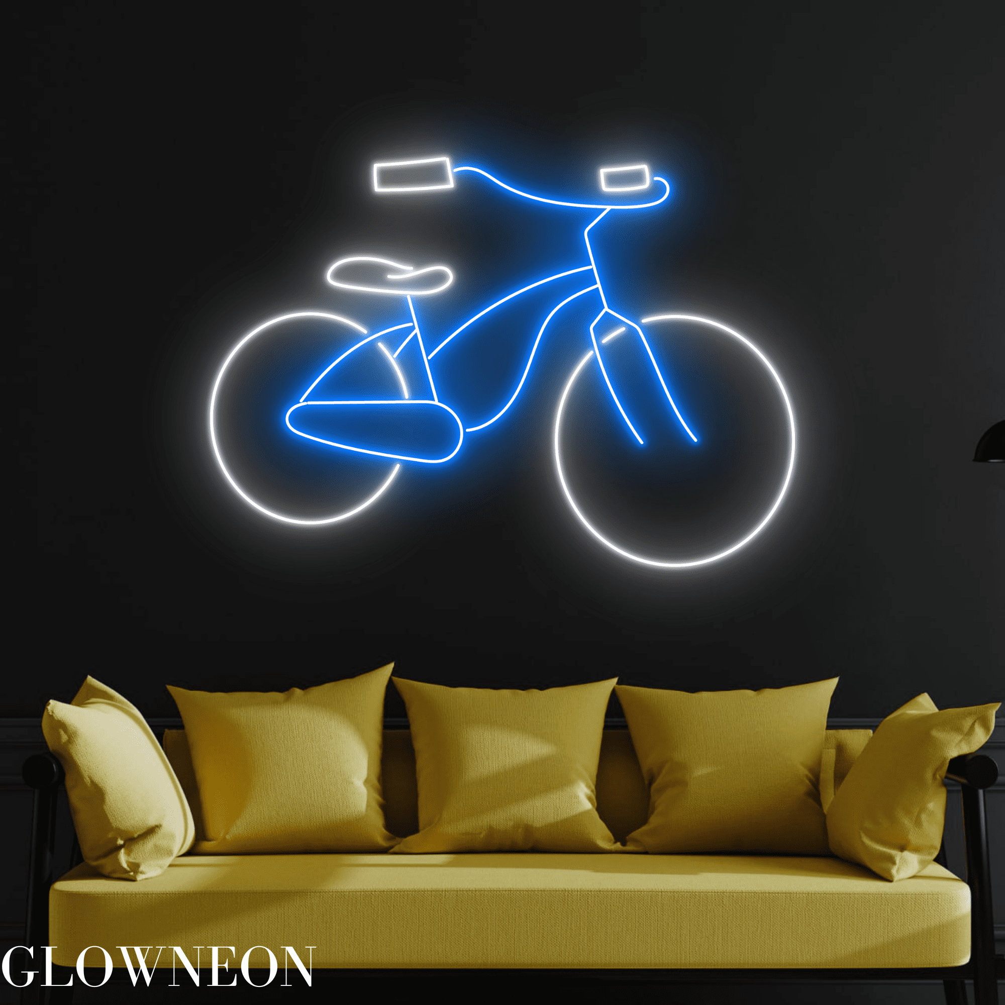 Glowneon Retro Bicycle Neon Sign, Classic Bike Led Sign, Biker Gifts ...
