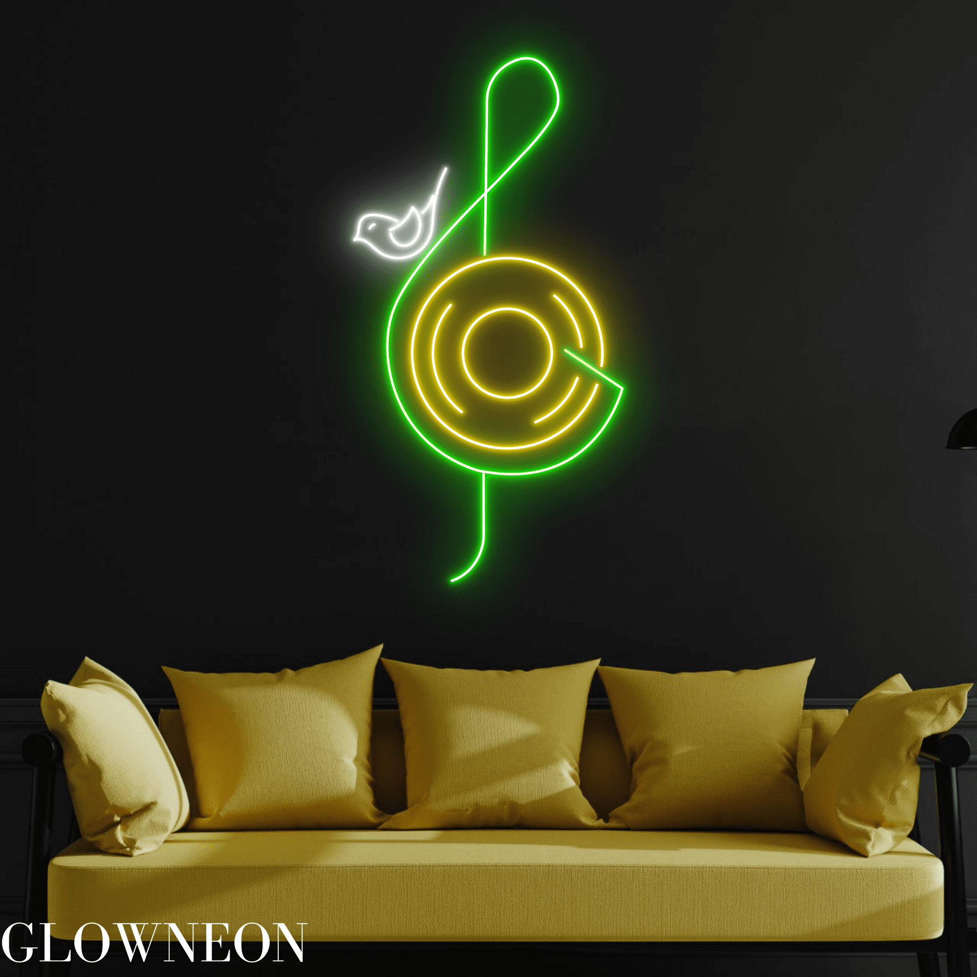 Glowneon Retro Sound Neon Led Light For Retro Music Bar Decoration ...