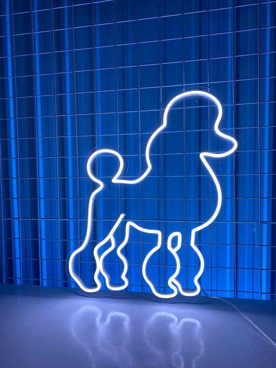 Glowneon Saluki Neon Sign Neon Sing, Saluki Dog Animal Led Wall Decor ...