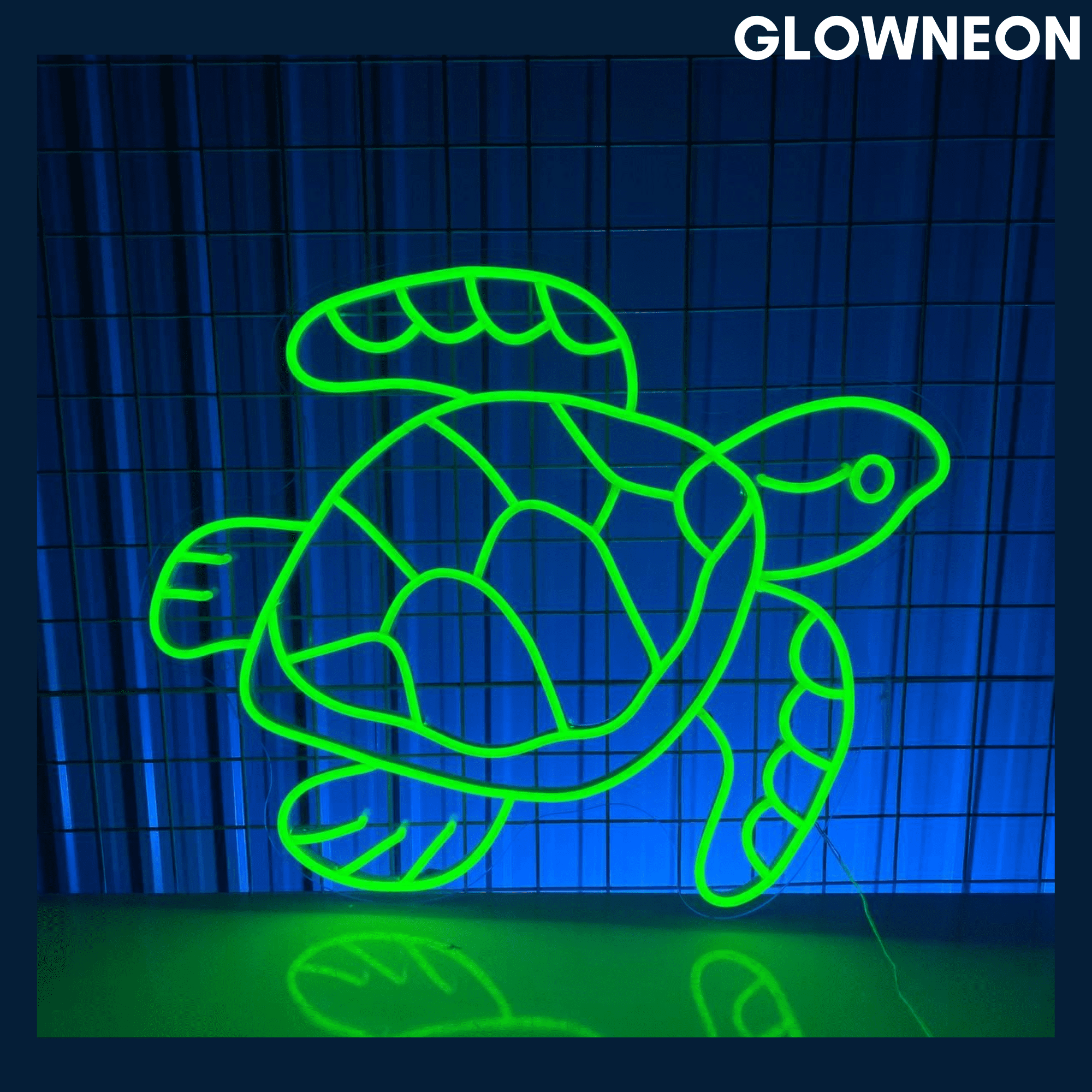 Glowneon Sea Turtle Neon Sign, Turtle Swimming Led Sign, Gift For Kid ...