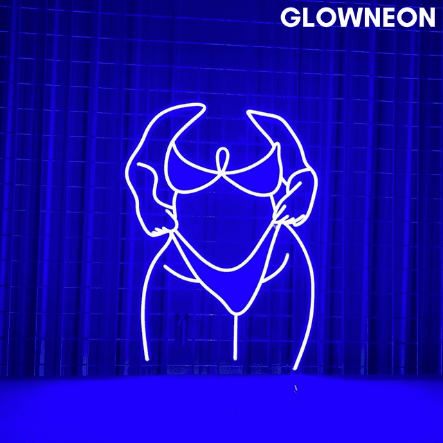 Glowneon SexyBody Girl With Bikini Neon Sign, Bikini Girl Led Sign ...