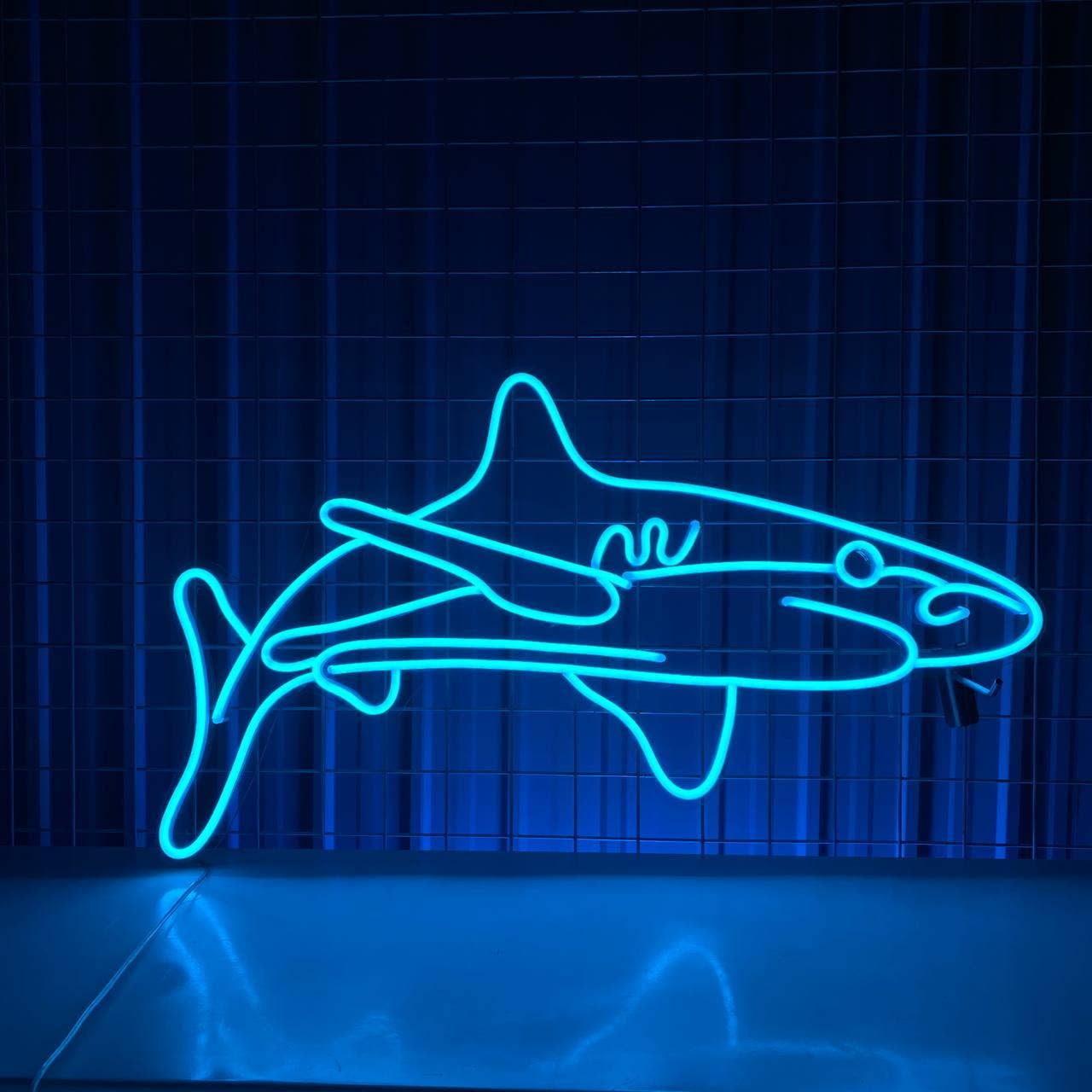 Glowneon Shark Neon Sign Custom Led Neon, Shark Sea Art Light Decor ...