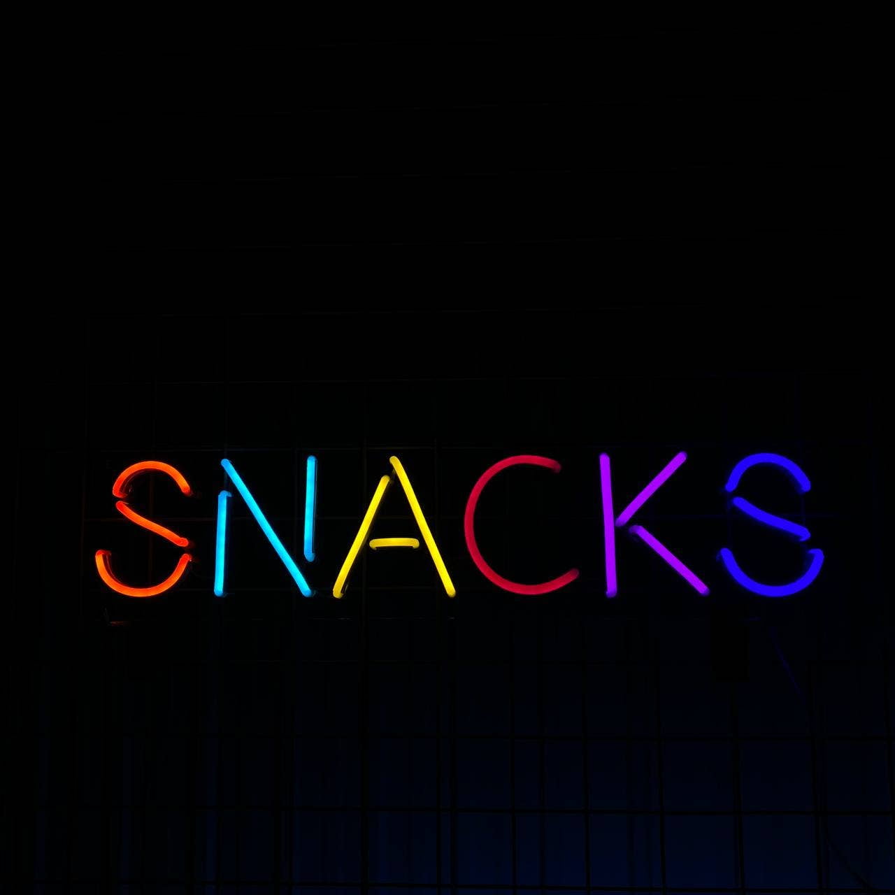 Glowneon Snacks Neon Sign, Grocery Store Fastfood Signboard Decor ...