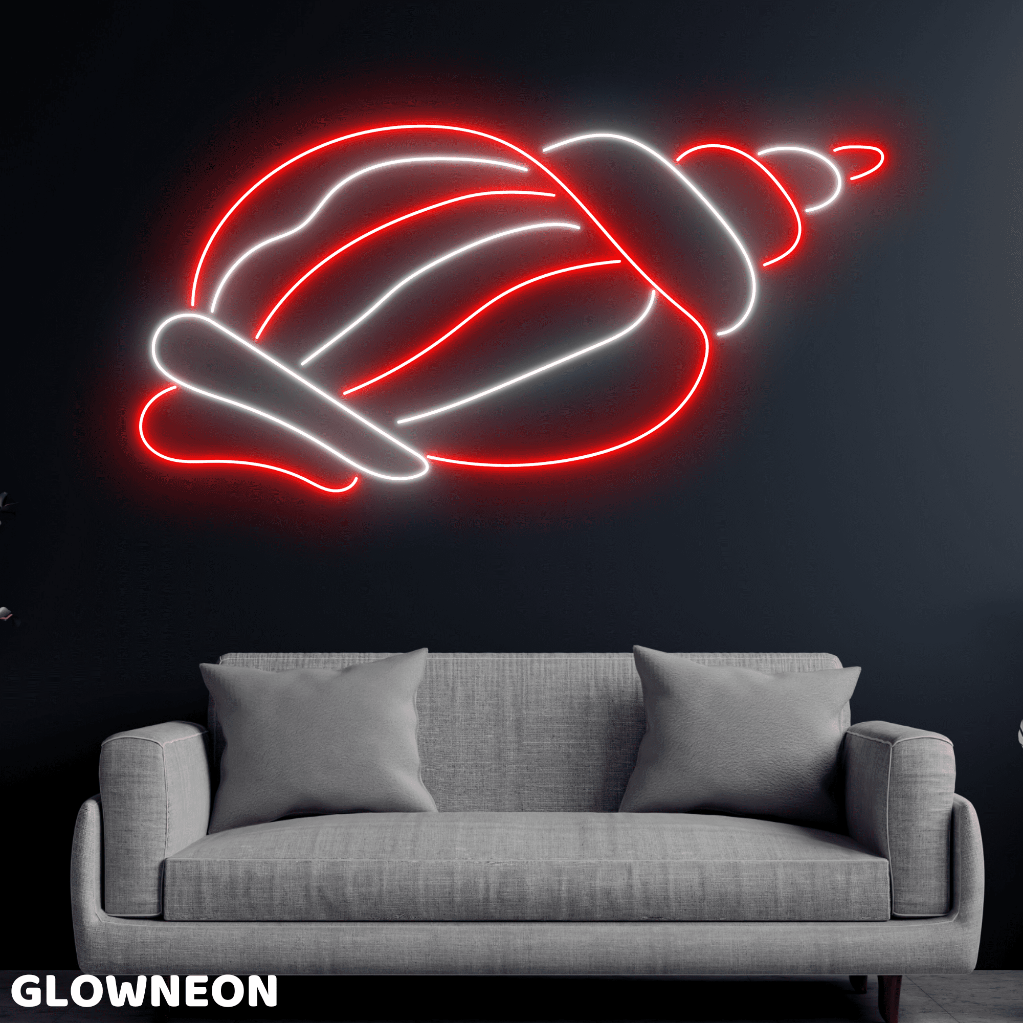 Glowneon Snail Neon Sign, Sea Snail Led Sign Snail Lover Bedroom Sign ...