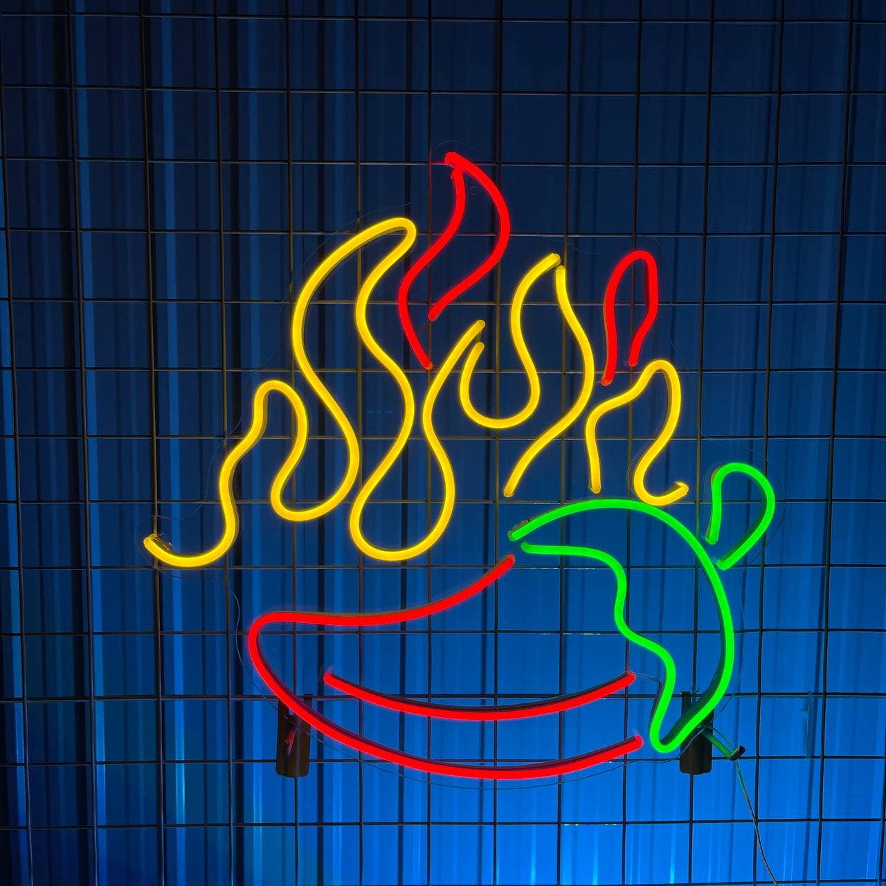 Glowneon Spicy Food Neon Signs, Korean Mexico Food Restaurant Decor ...