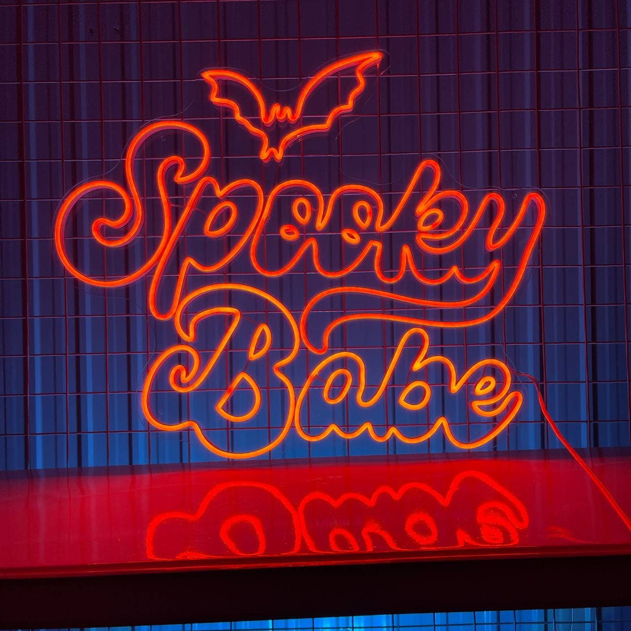Glowneon Spooky Babe Neon Signs, Halloween Party LED Light Decor ...