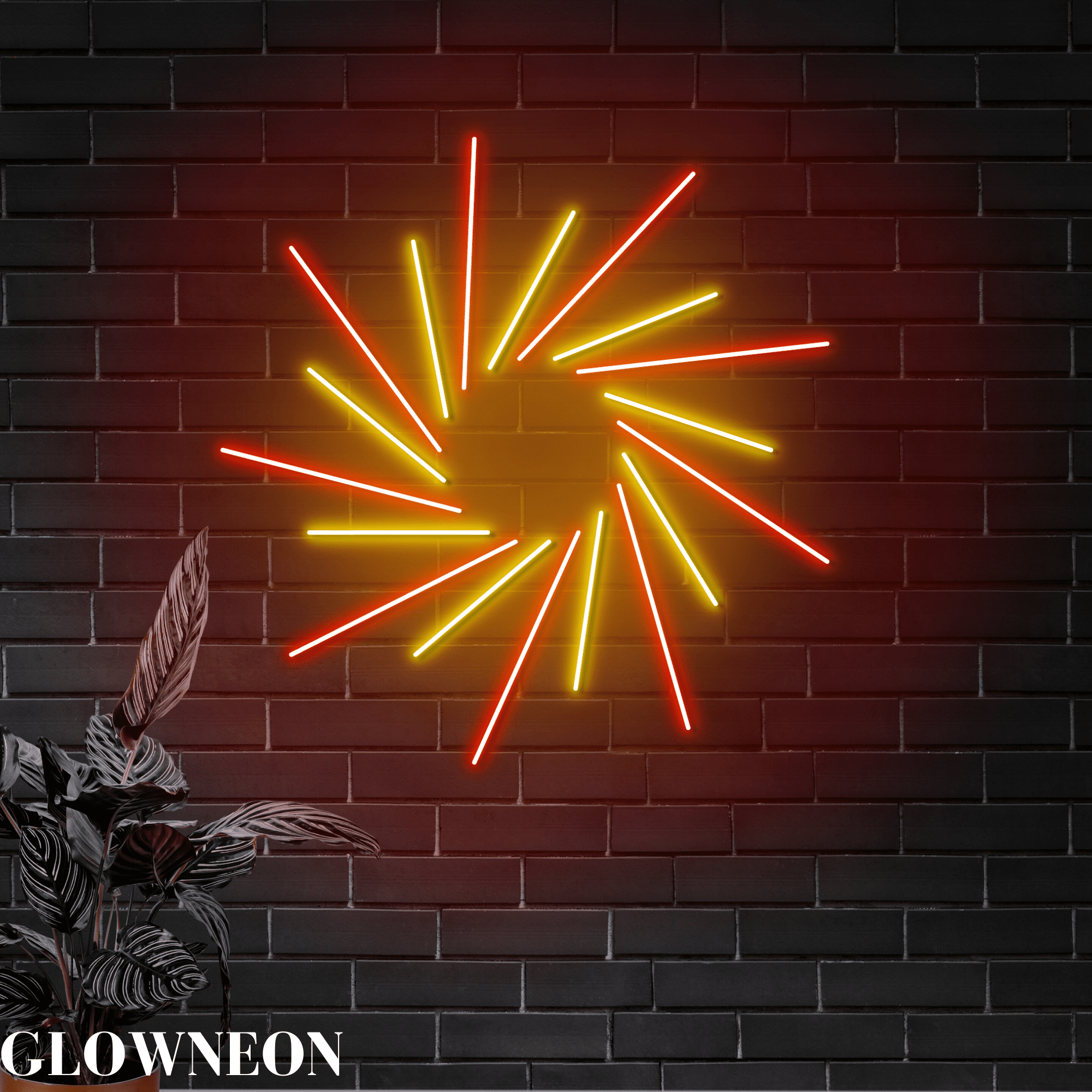 Glowneon Sun Led Light, Sun Neon Light, Party & Bedroom Decorations ...