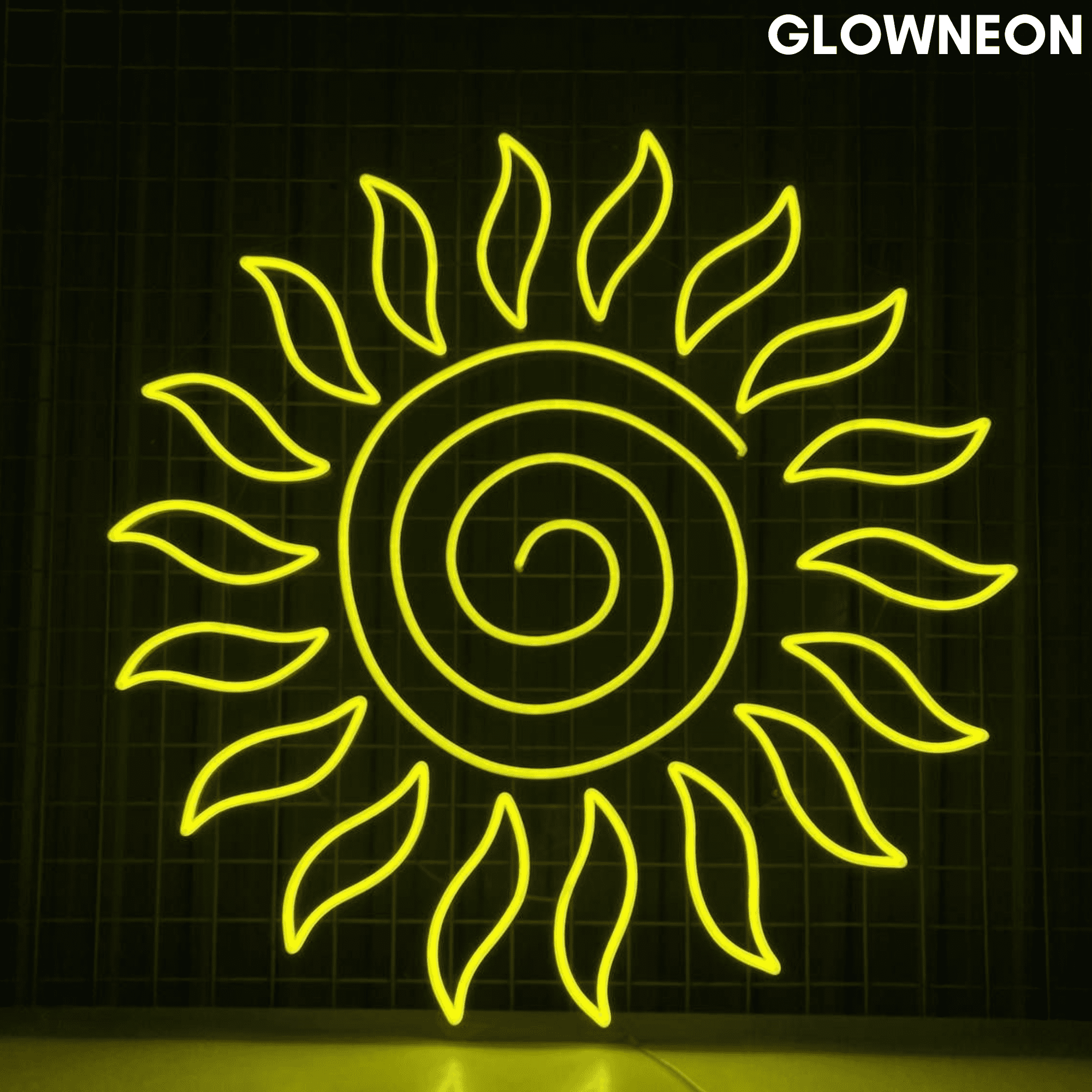 Glowneon Sun Neon Sign, Sun Led Sign, Neon Led Light For Bedroom Deco ...