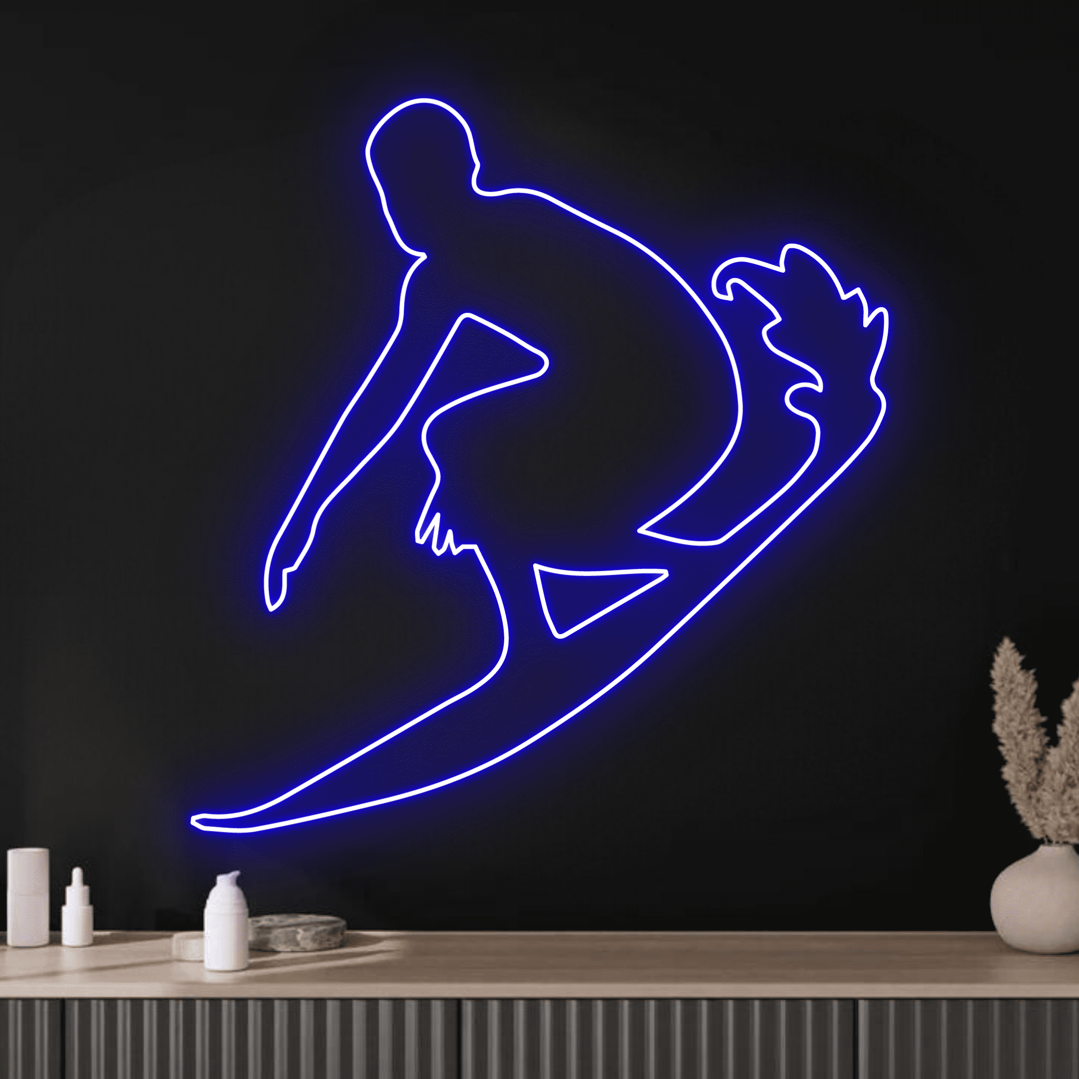 Glowneon Surfing Neon Sign, Surfing Shop Sign, Surfing Shop Decor ...