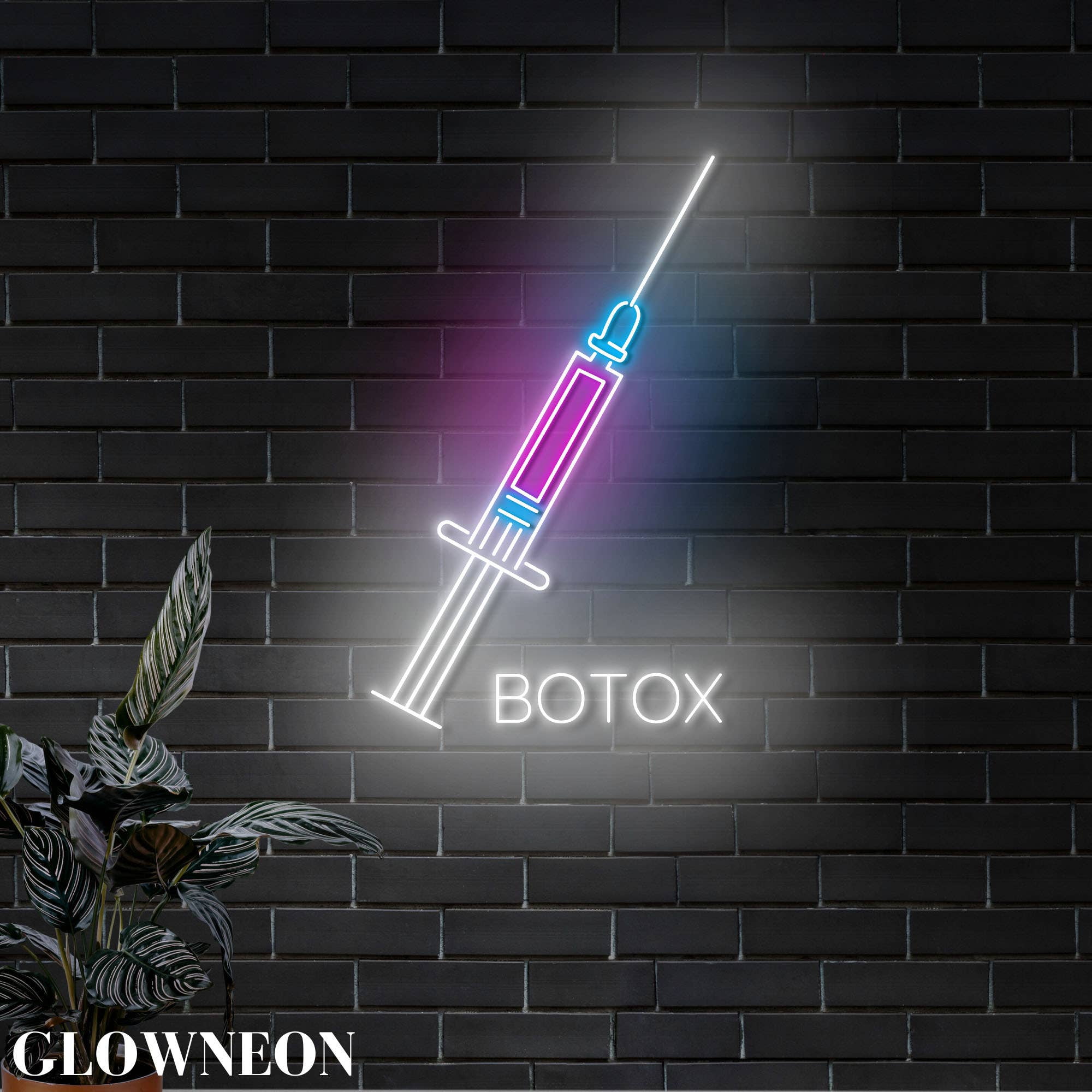 Glowneon Syringe Botox Led Sign, Botox Fillers Beauty Spa Salon Decor ...