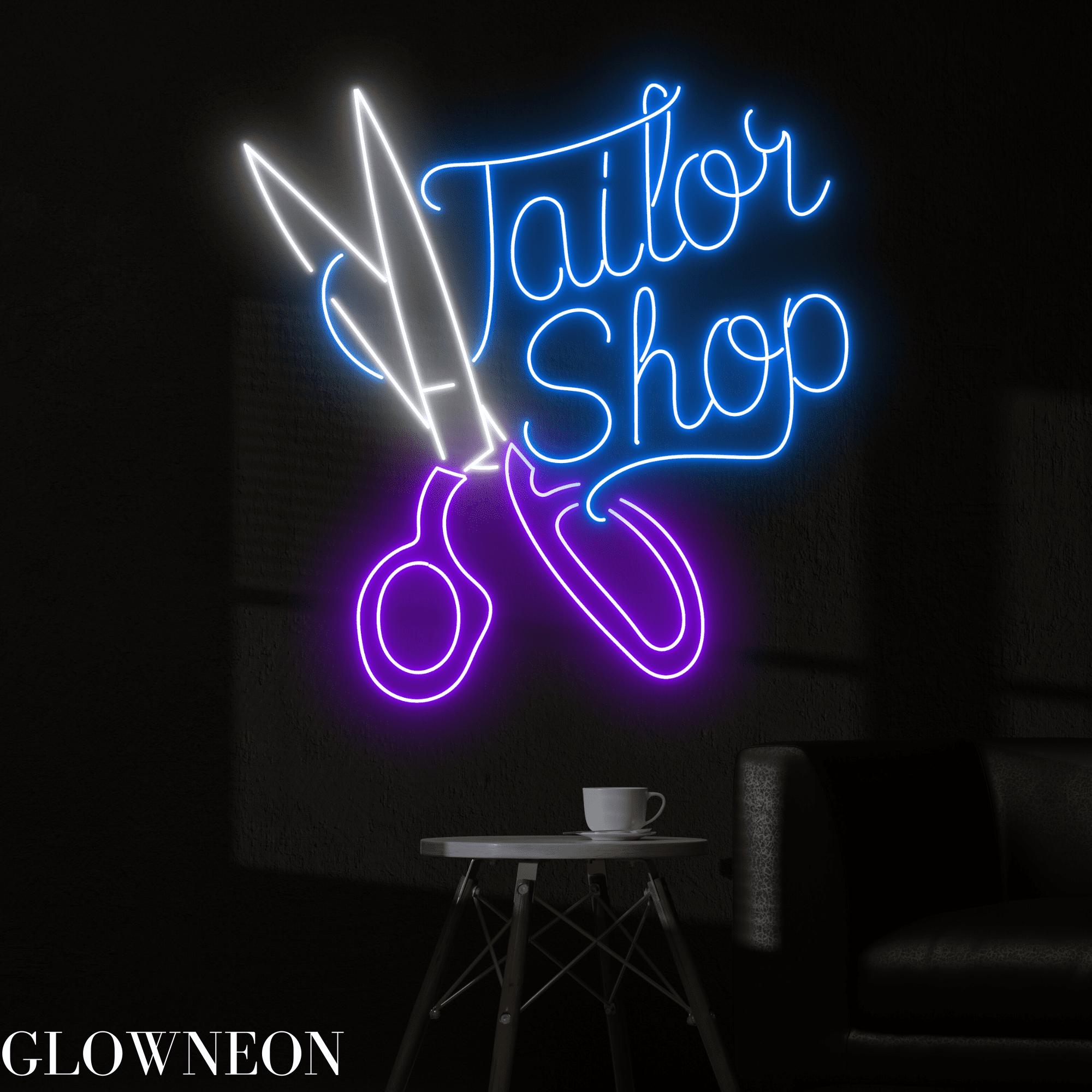 Glowneon Tailor Shop Neon Sign, Clothing Tailor Boutique Led Sign ...