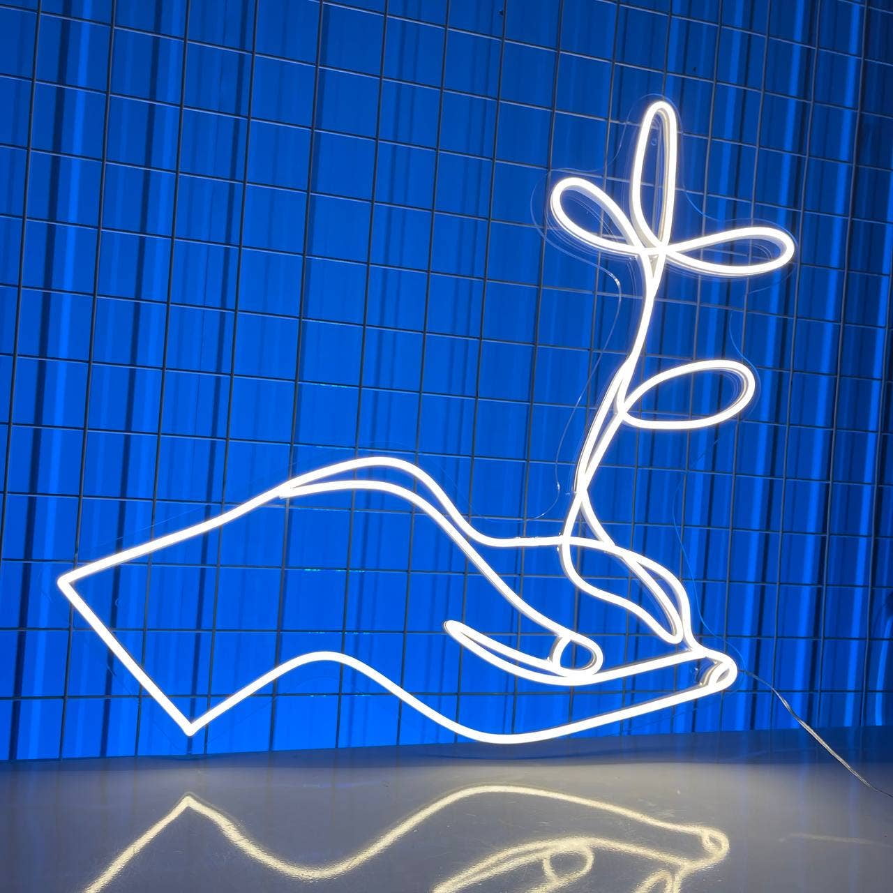 Glowneon Take care Plant Neon Sign, Plant Flower Shop Farm Decor ...