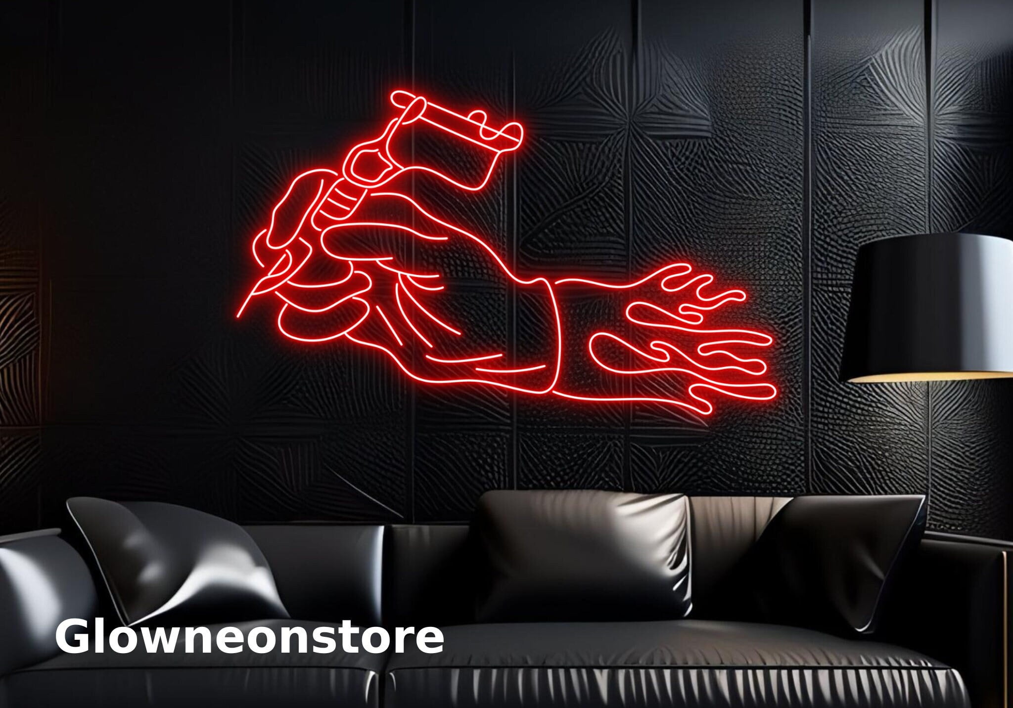 Glowneon Tattoo Neon Sign, Tattoo Artist Led Light, Tattoo Shop Neon ...