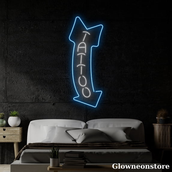 Glowneon Tattoo Neon Sign, Tattoo Led Sign, Tattoo Shop Neon Light ...