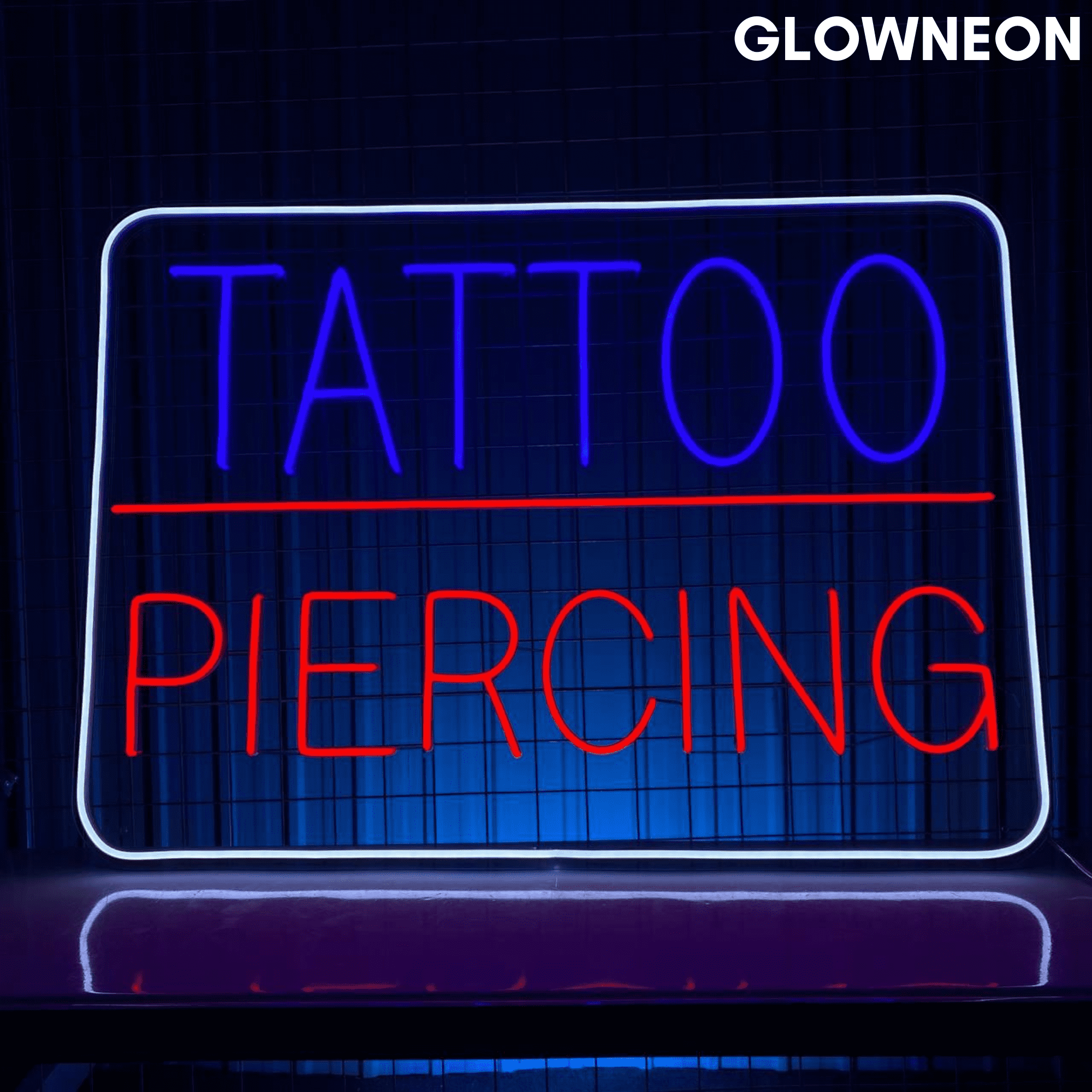 Glowneon Tattoo Piercing Neon Sign, Tattoo Piercing Studio Led Sign ...