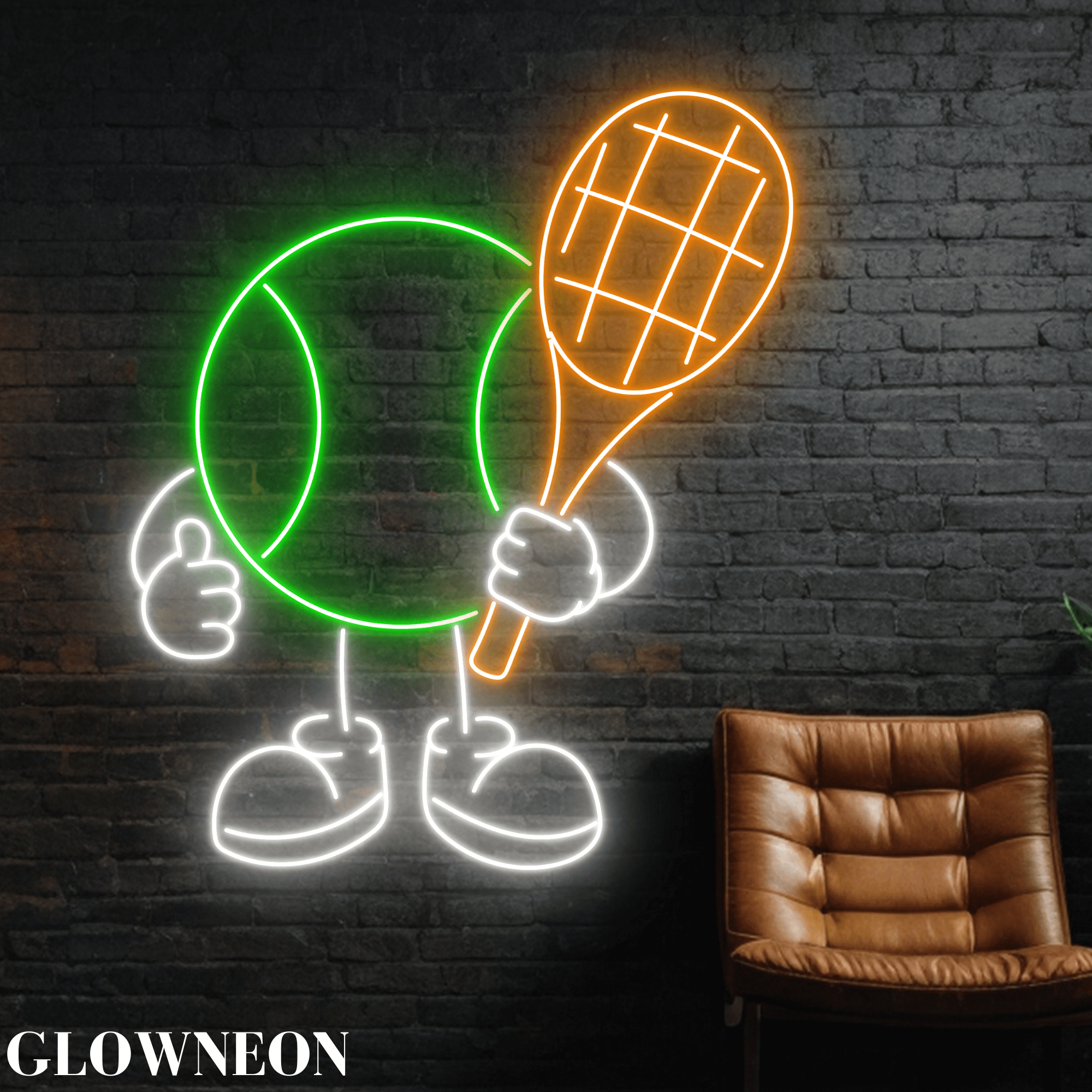 Glowneon Tennis Led Sign, Tennis Court Wall Decor, Tennis Lover Gifts ...