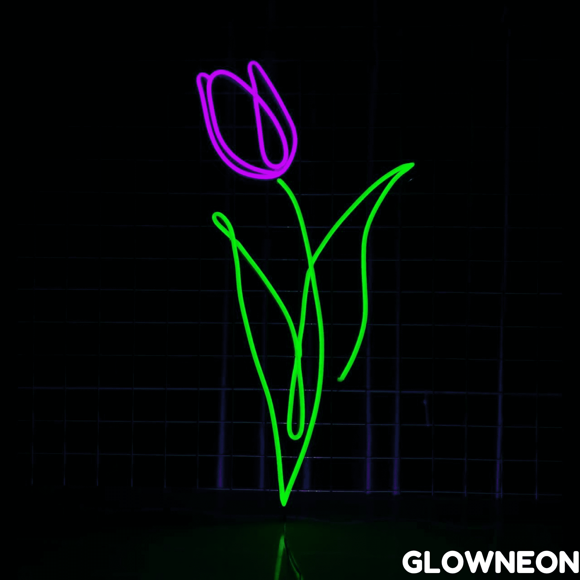 Glowneon Tulip Flower Neon Sign, Tulip Led Sign, Flower Shop Decor ...