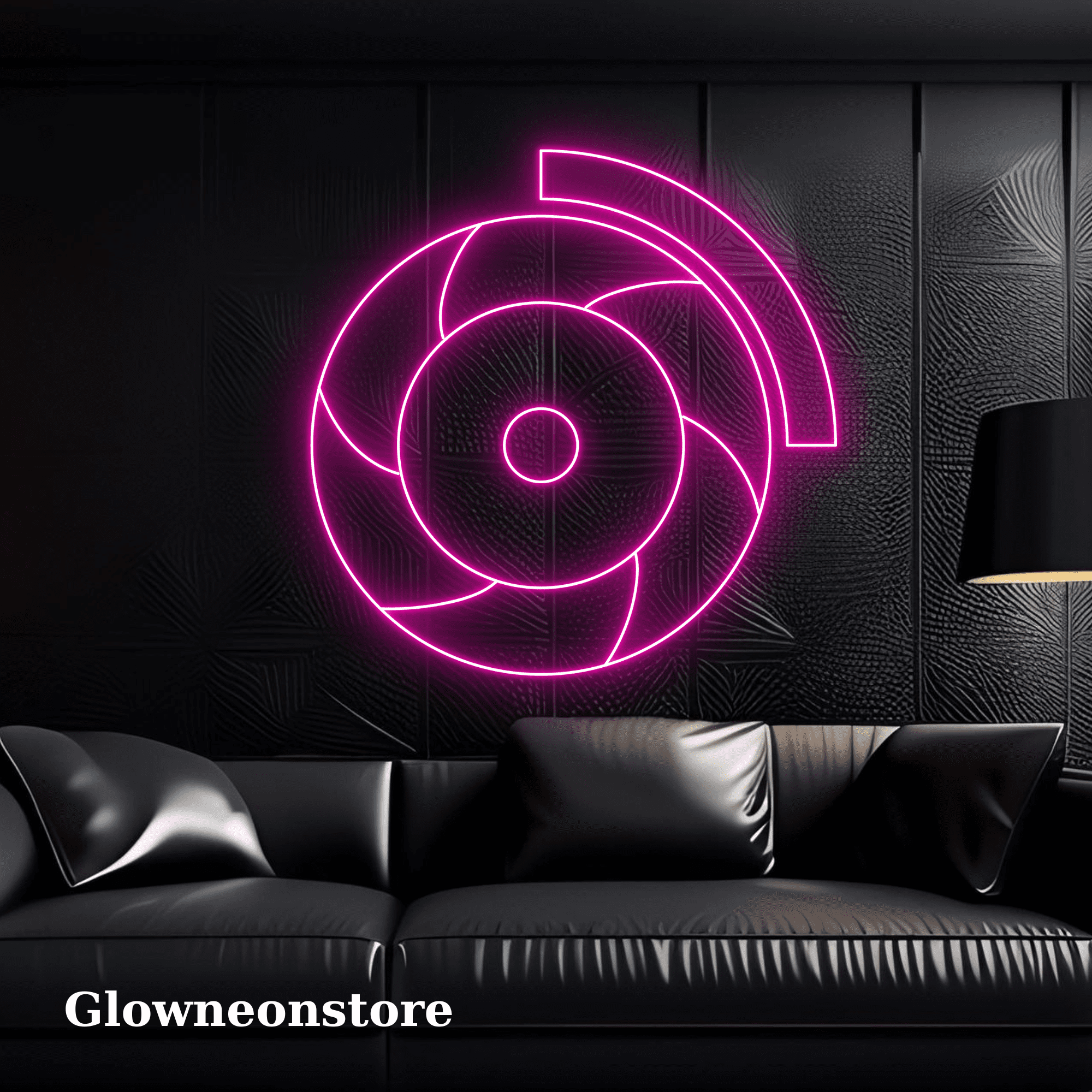 Glowneon Turbo Neon Light, Turbo Wall Art Led, Car Garage Decor ...