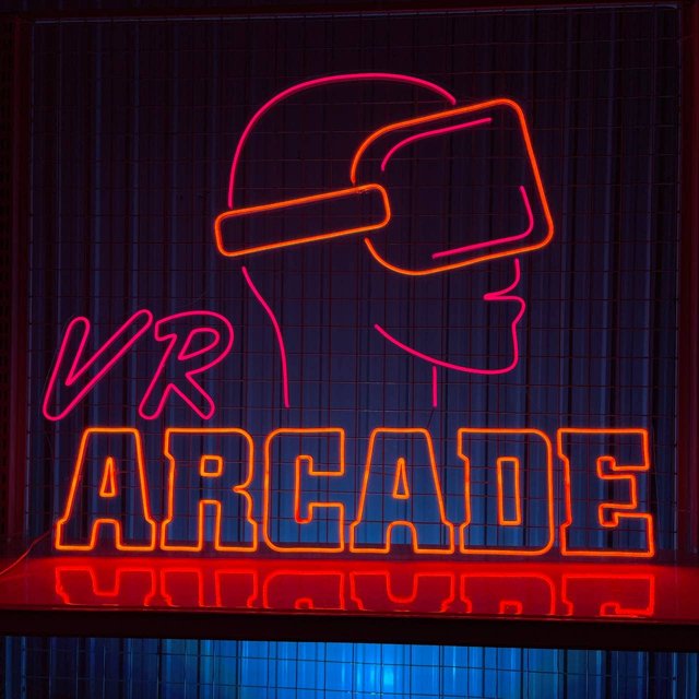 Glowneon VR Arcade Neon Sign, Game Store Decor, Gameroom Sign - Walmart.com
