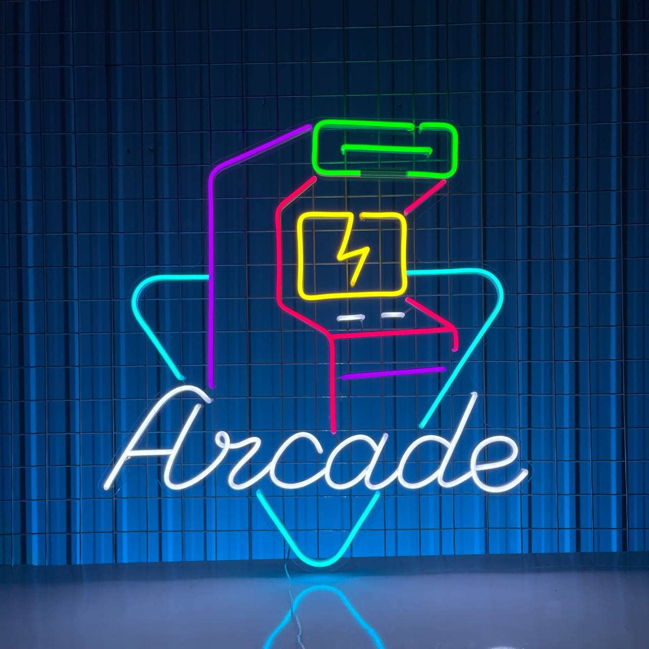 Glowneon Video Gaming Neon Sign, Game Arcade Store Signboard Decor ...