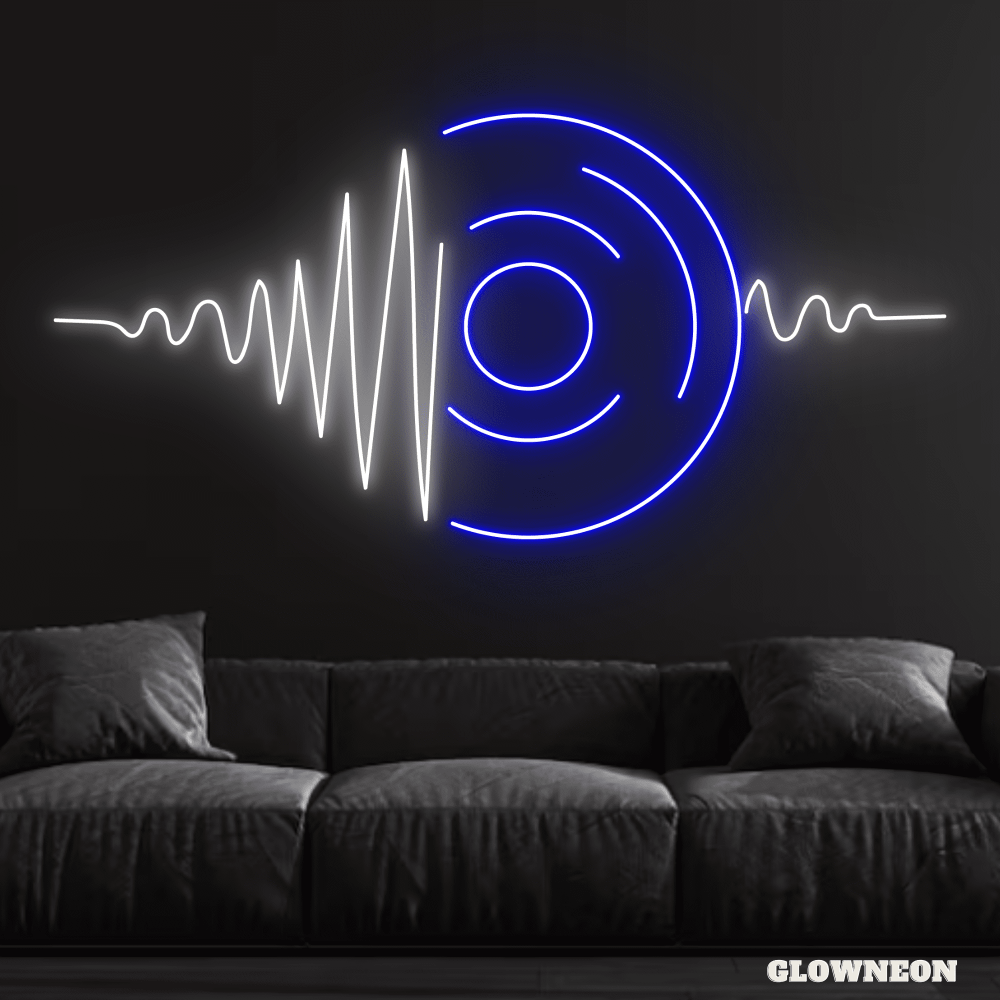 Glowneon Vinyl Record Neon Sign, Record Shop Decor, Record Sign ...