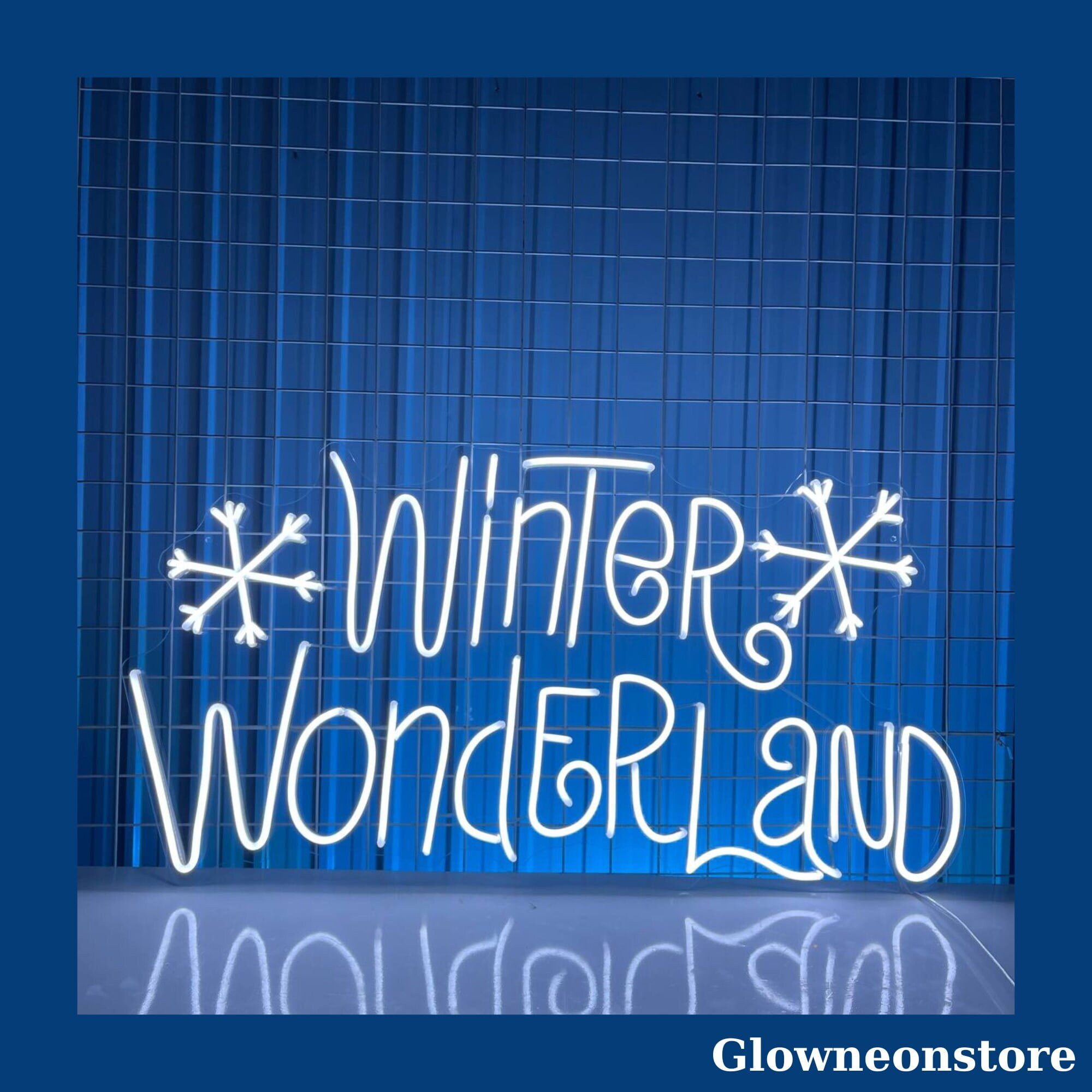 Glowneon Winter Wonderland Neon Sign, Winter Wonderland LED Sign ...
