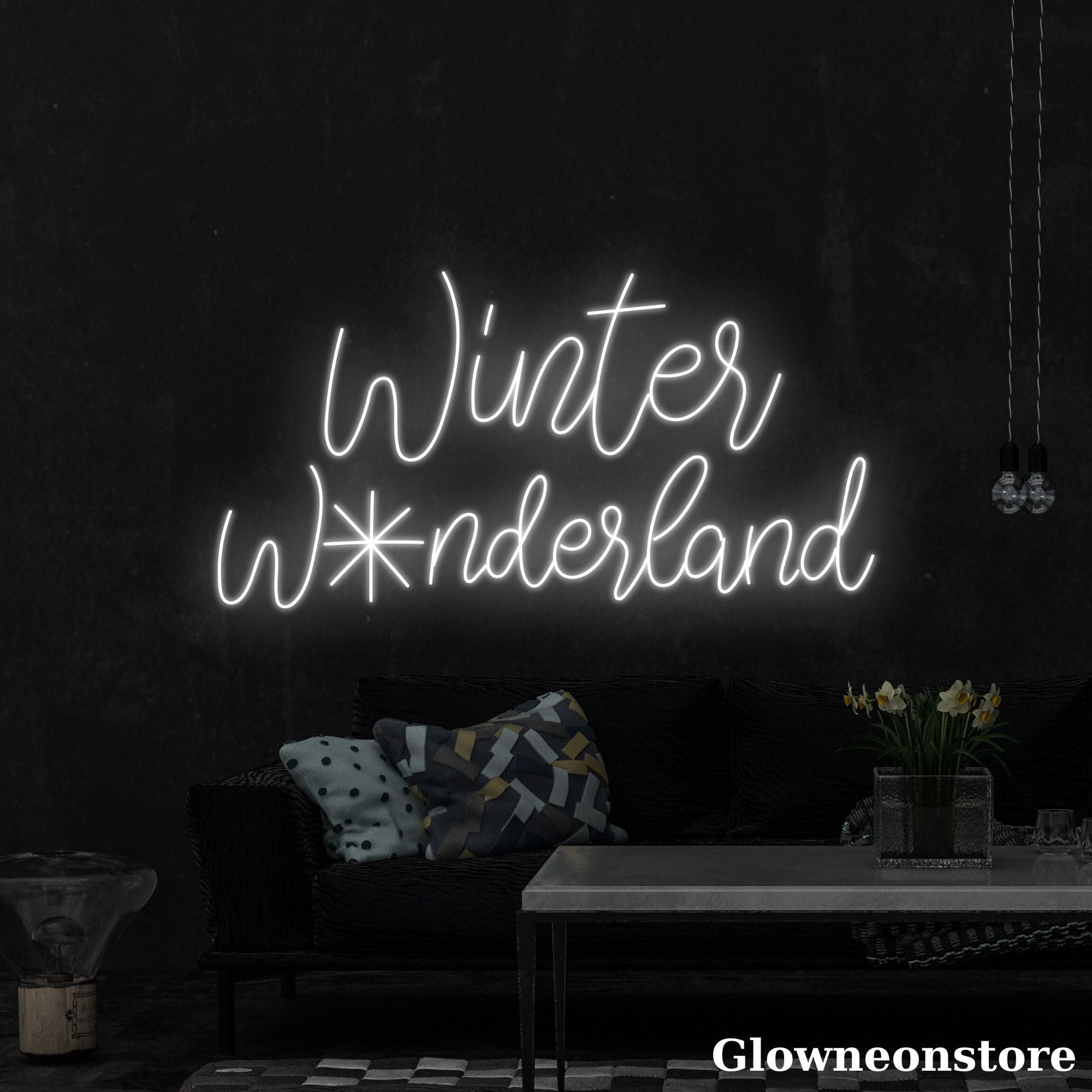 Glowneon Winter Wonderland Neon Sign, Winter Wonderland LED Sign ...
