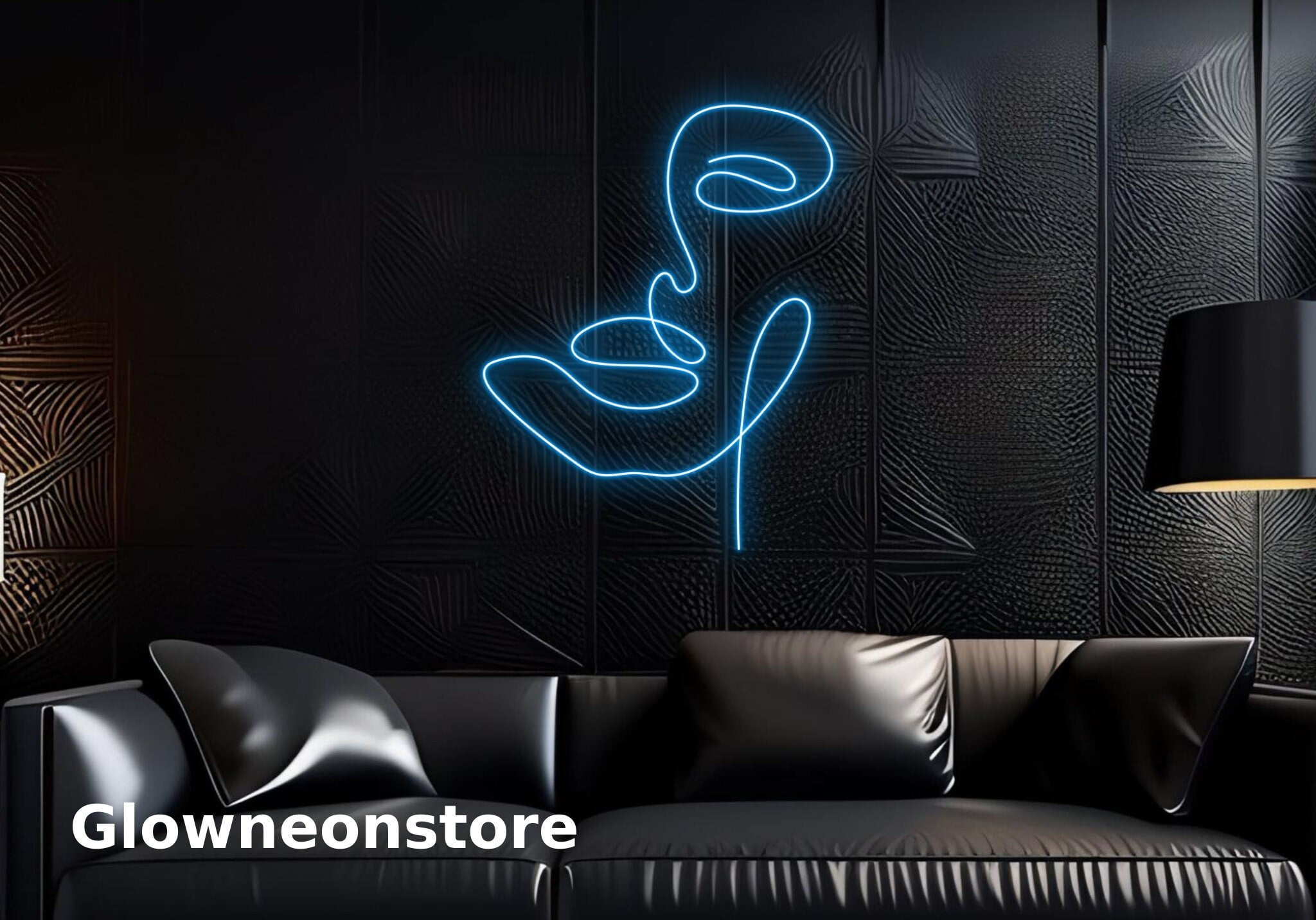 Glowneon Women Face Neon Sign, Abstract Face Led Light, Girl Face Neon ...