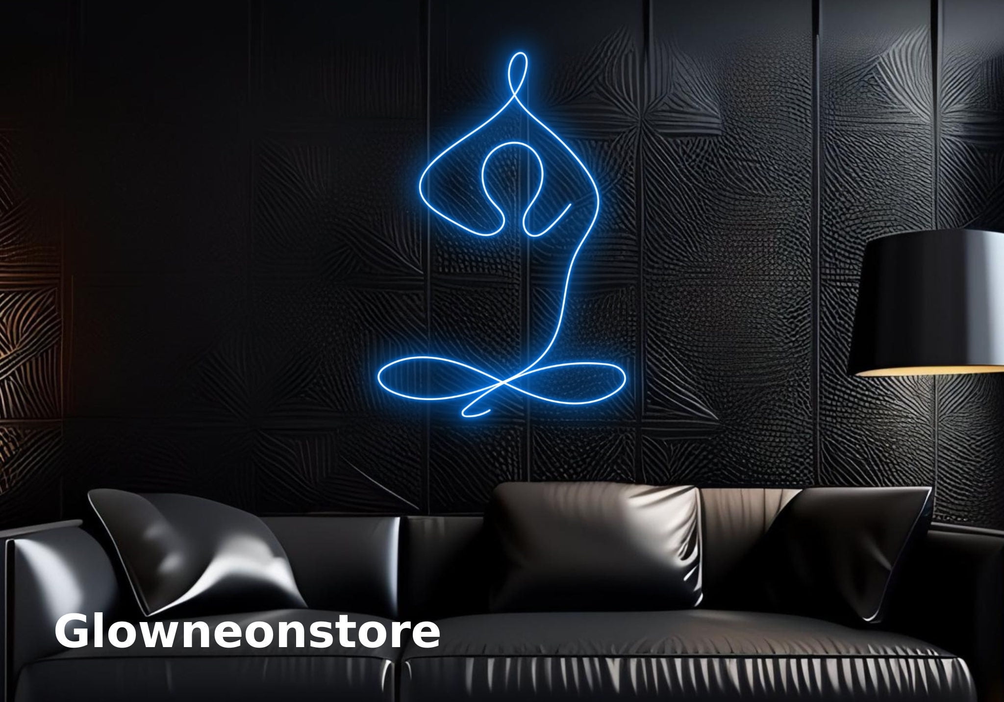 Glowneon Yoga Neon Sign, Yoga Led Light, Meditation Neon Light, Yoga ...