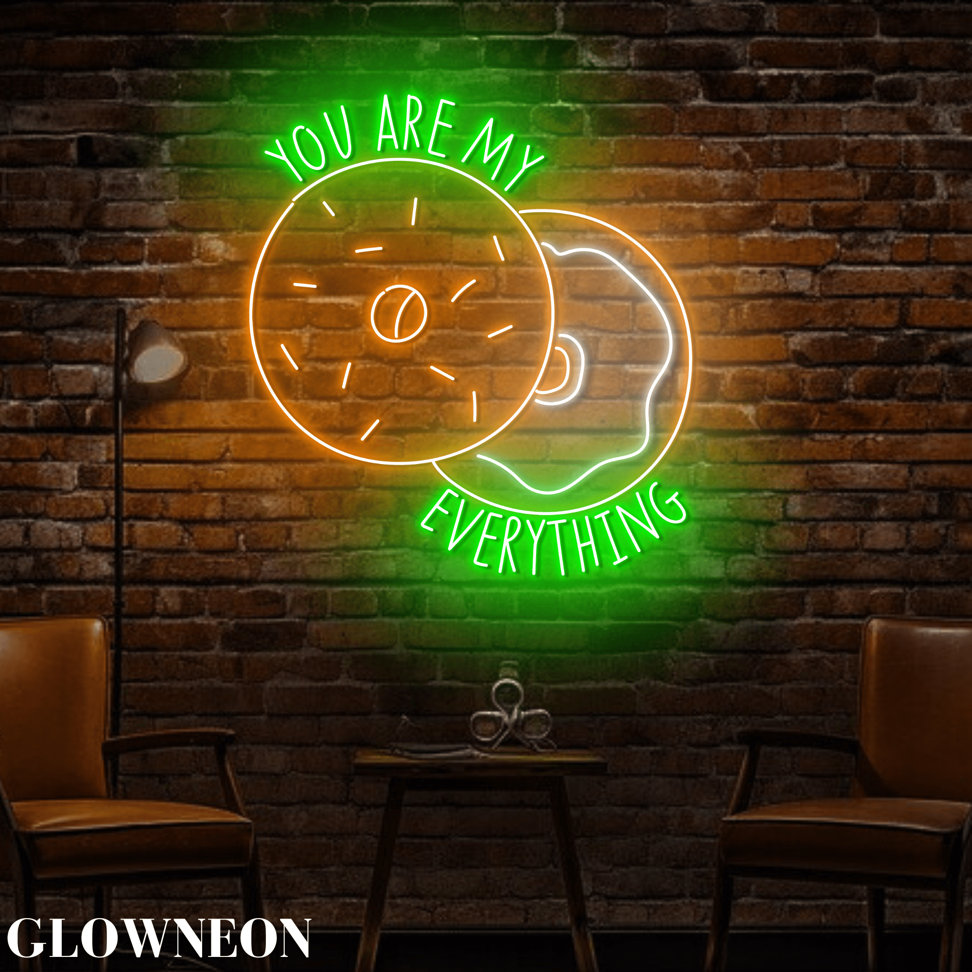Glowneon You Are My Everything Neon Sign For Bagel Bakery Wall Decor ...