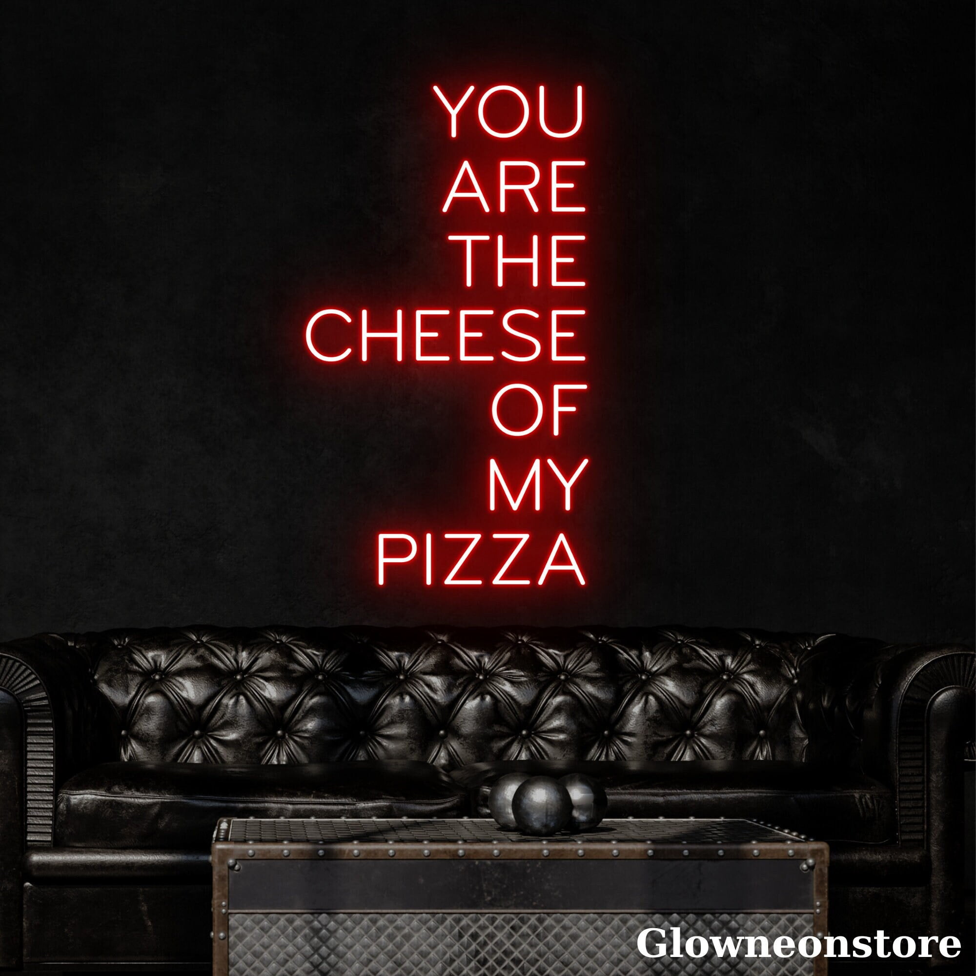 Glowneon You Are the Cheese of My Pizza Neon Sign, Pizza Led Light ...