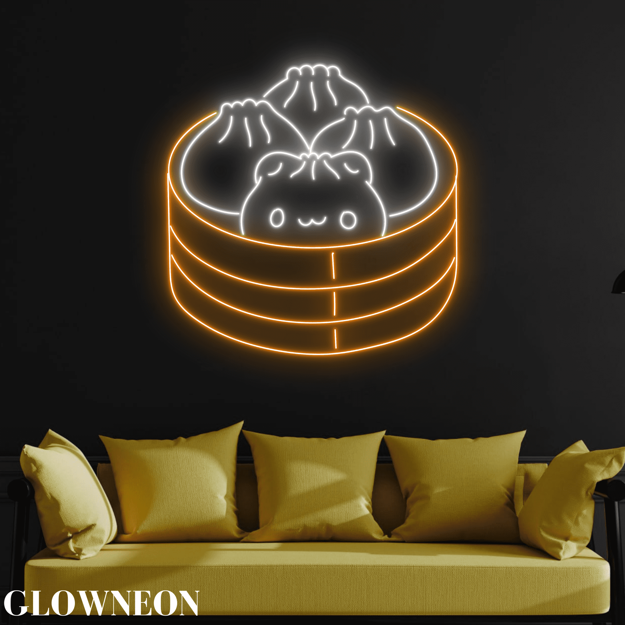 Glownneon Chinese Dim Sum Neon Sign, Dumpling Dim Sum Store Wall Art - Walmart.com